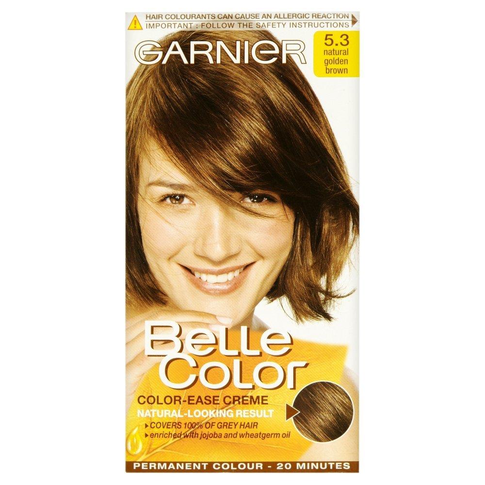 Garnier Belle Colour Golden Brown 5.3 120ml - Medium Brown Hair Dye ...