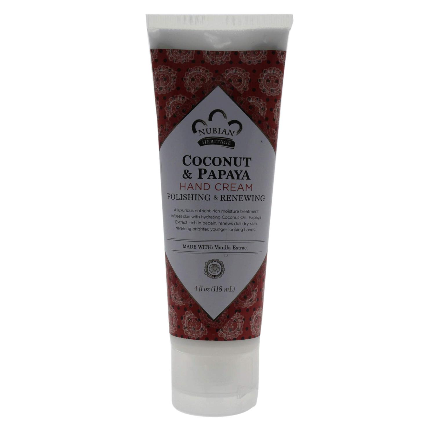 Nubian Heritage Coconut Papaya Hand Cream - 4 Ounce | Buy Now with ...