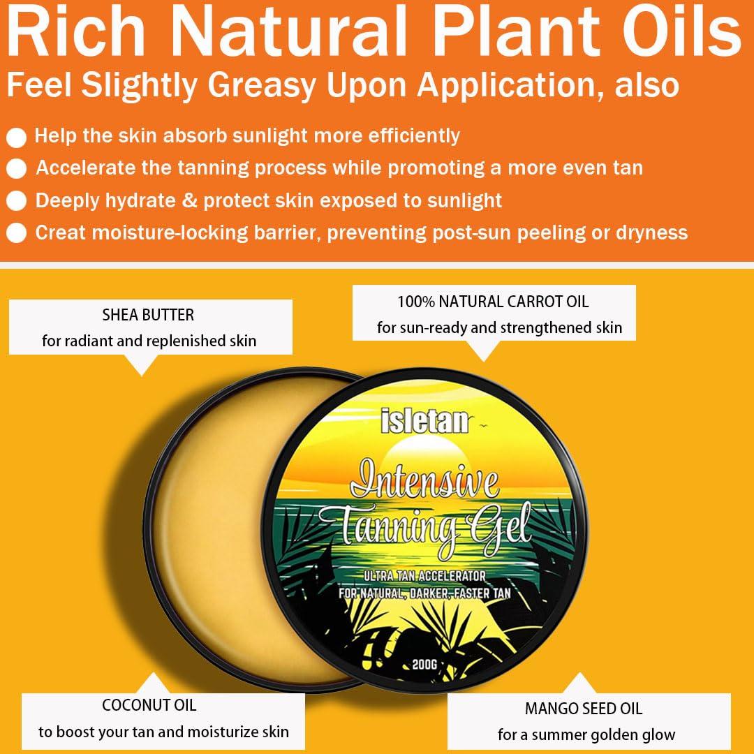 Intensive Mango Tanning Gel for Outdoor Sun & Tanning Bed - 200g | Shop ...