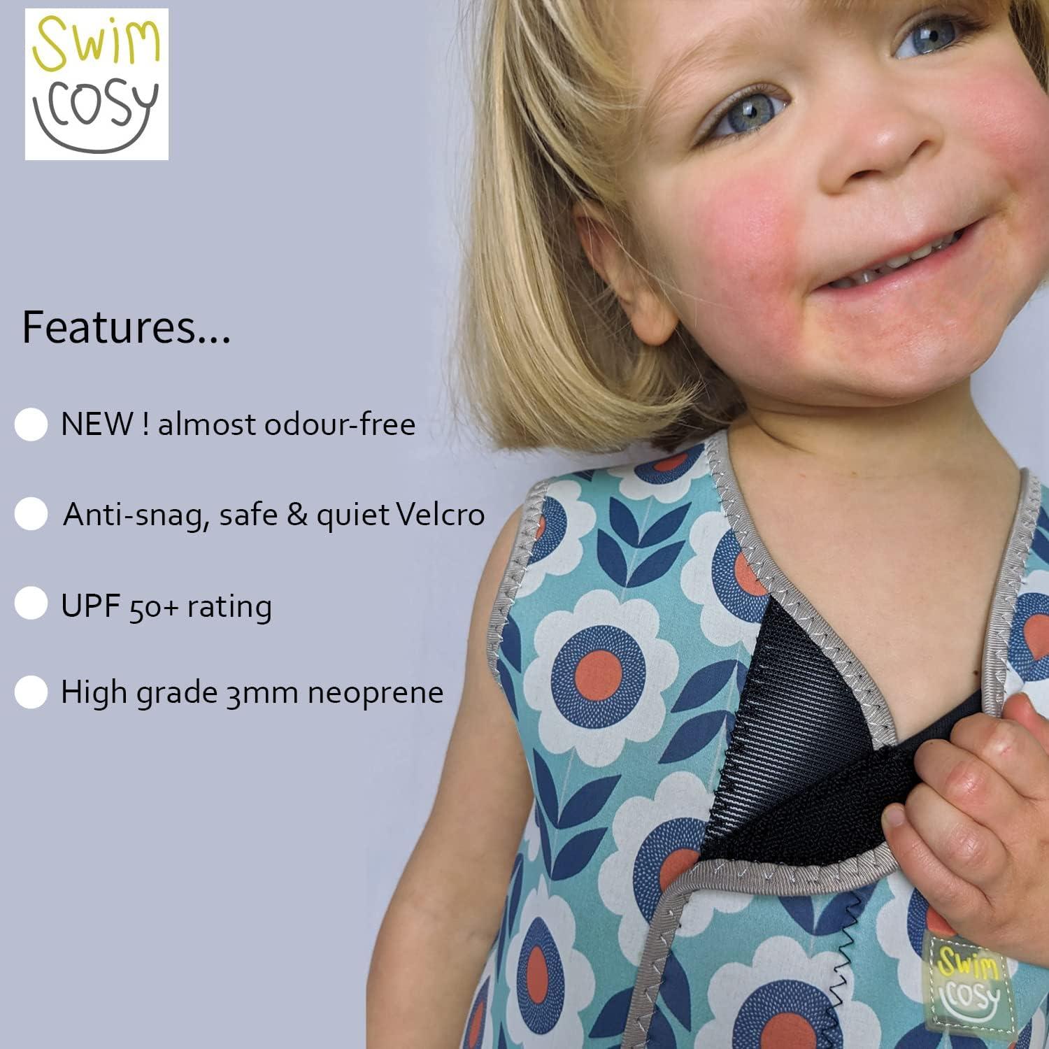 Swim Cosy Baby/Toddler Wetsuit Vest UPF50 - Neoprene Wrap Design Boys ...