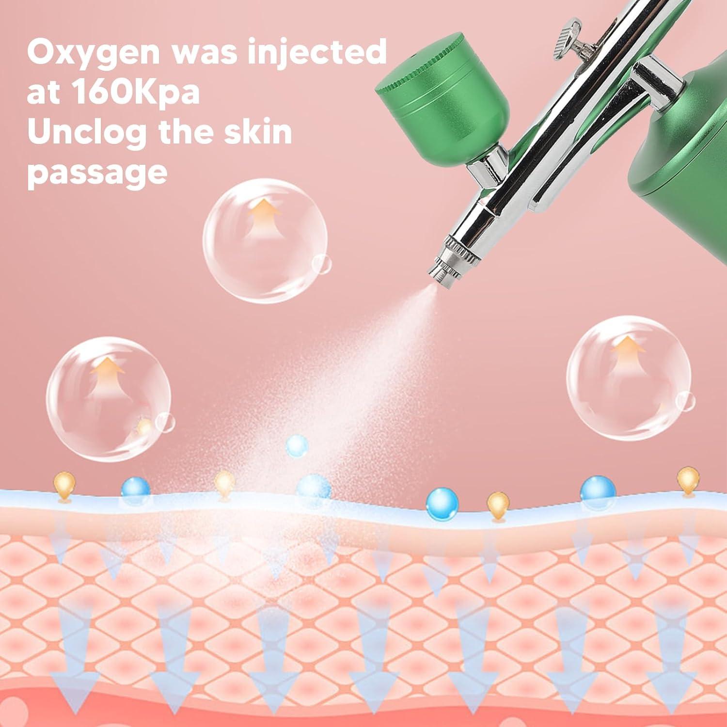 Handheld Facial Oxygen Injector 3 Bottles Fine Mist Facial Oxygen ...