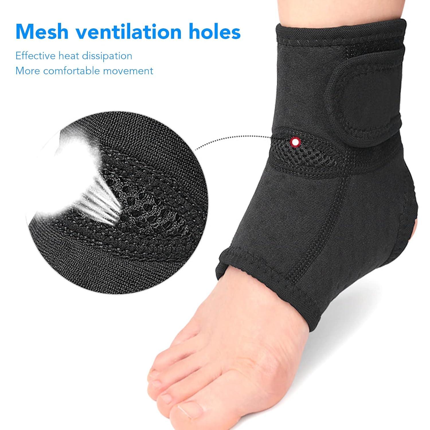 Adjustable Ankle Compression Support Sleeve | Foot Sleeve for Injury ...