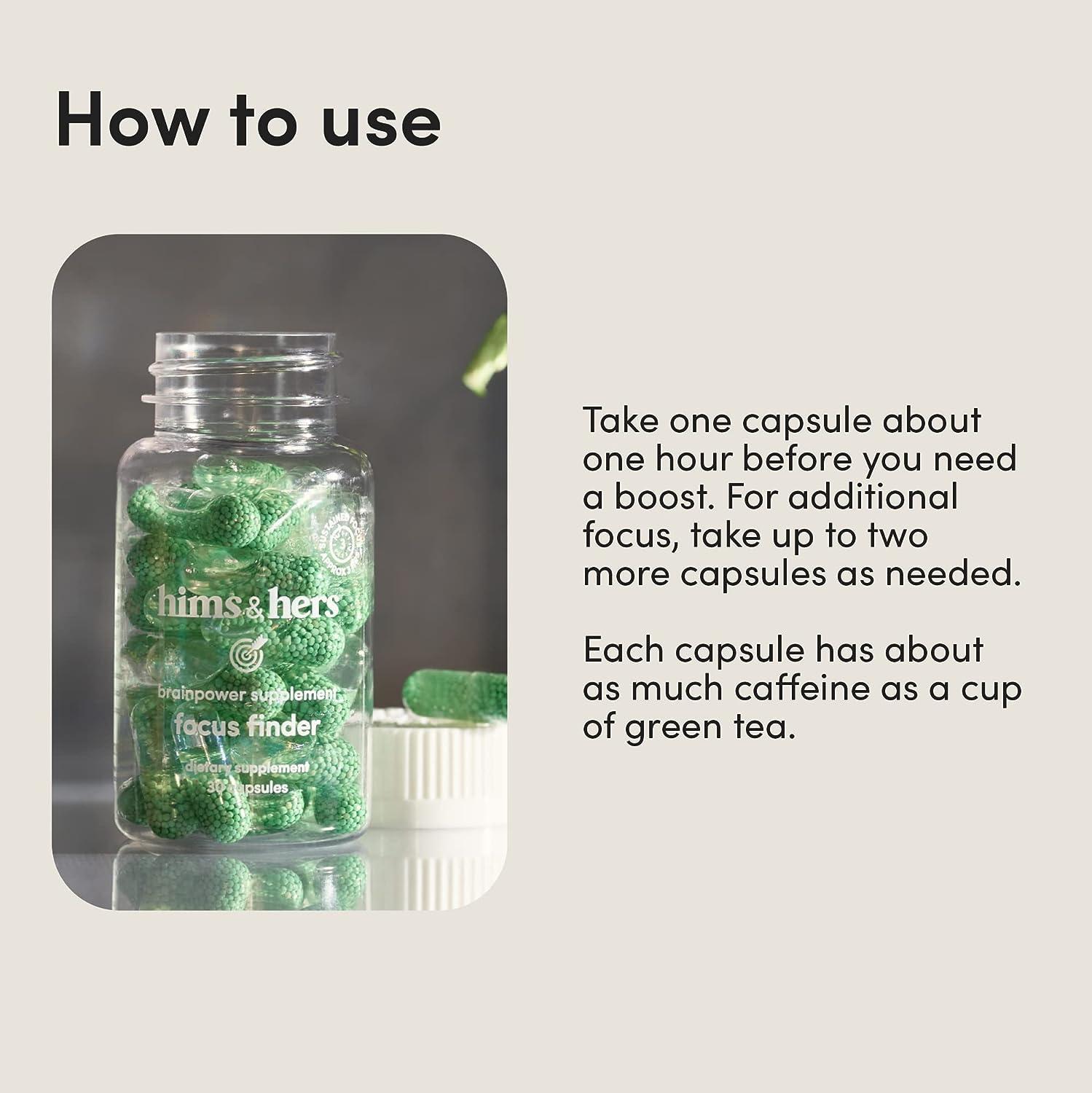 hims & hers Focus Finder Brainpower Supplement - Fight Fatigue and ...