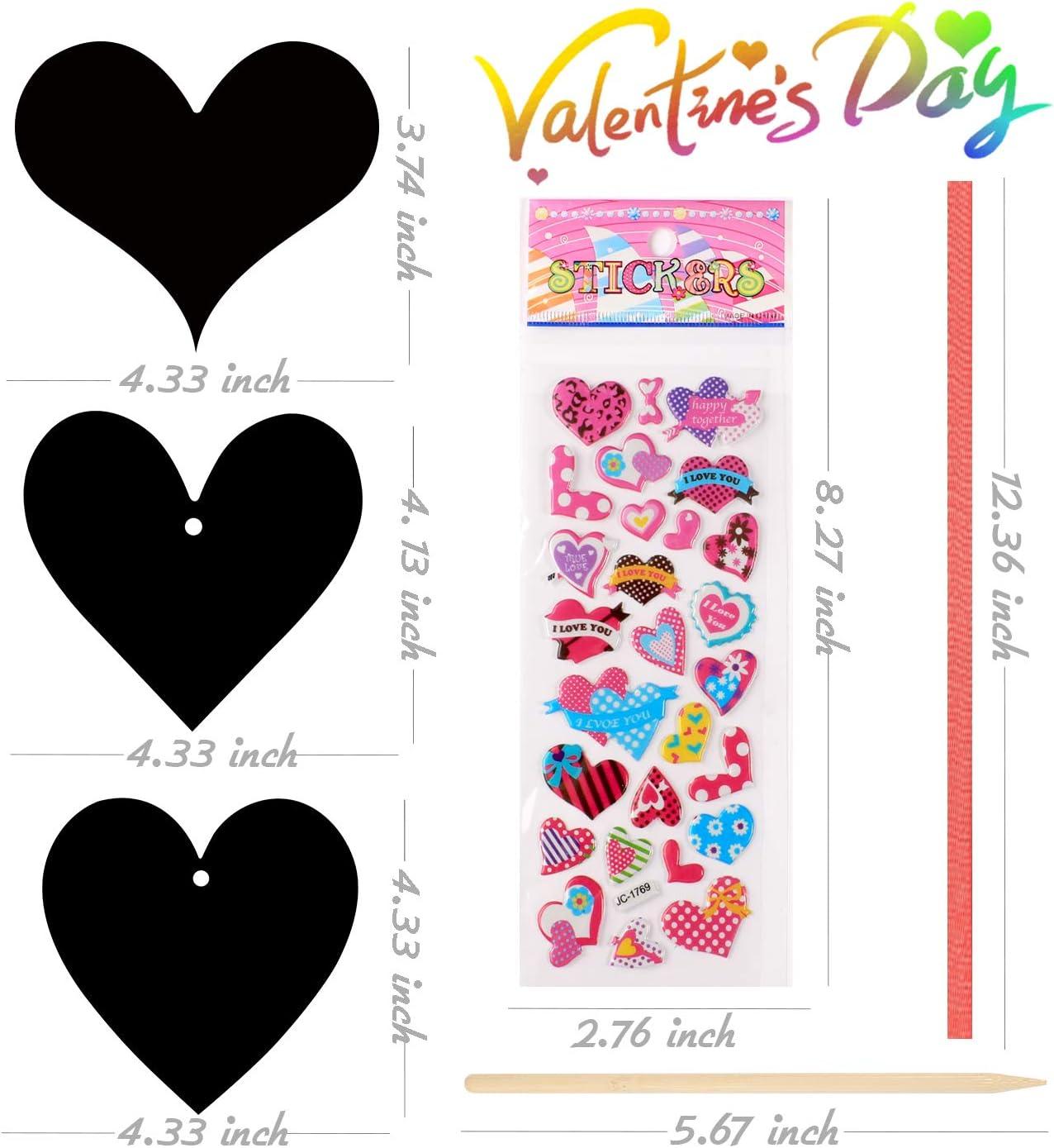 Valentine's Day Craft Kit for Kids - 28 Pack KIZZYEA Gifts Cards ...