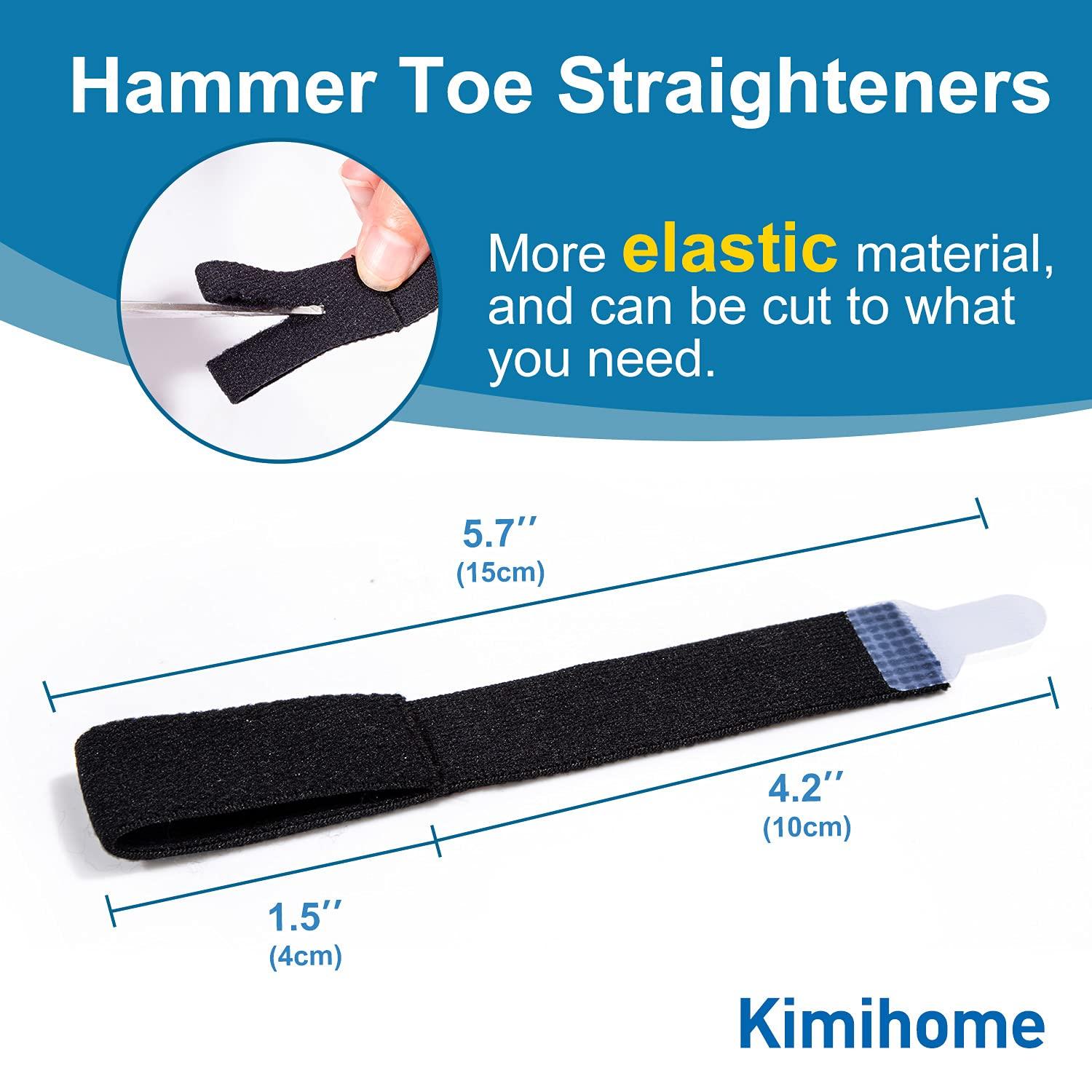 Kimihome Toe Splints - Corrector for Overlapping Toe, Hammer & Crooked ...
