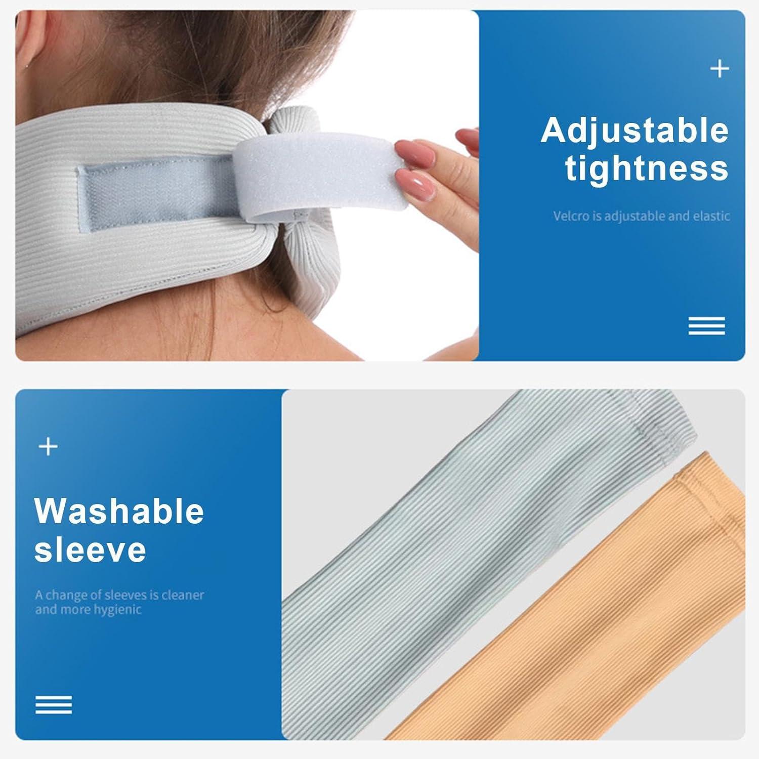 Rianpesn Adjustable Neck Support Collar | Breathable Contoured Neck ...