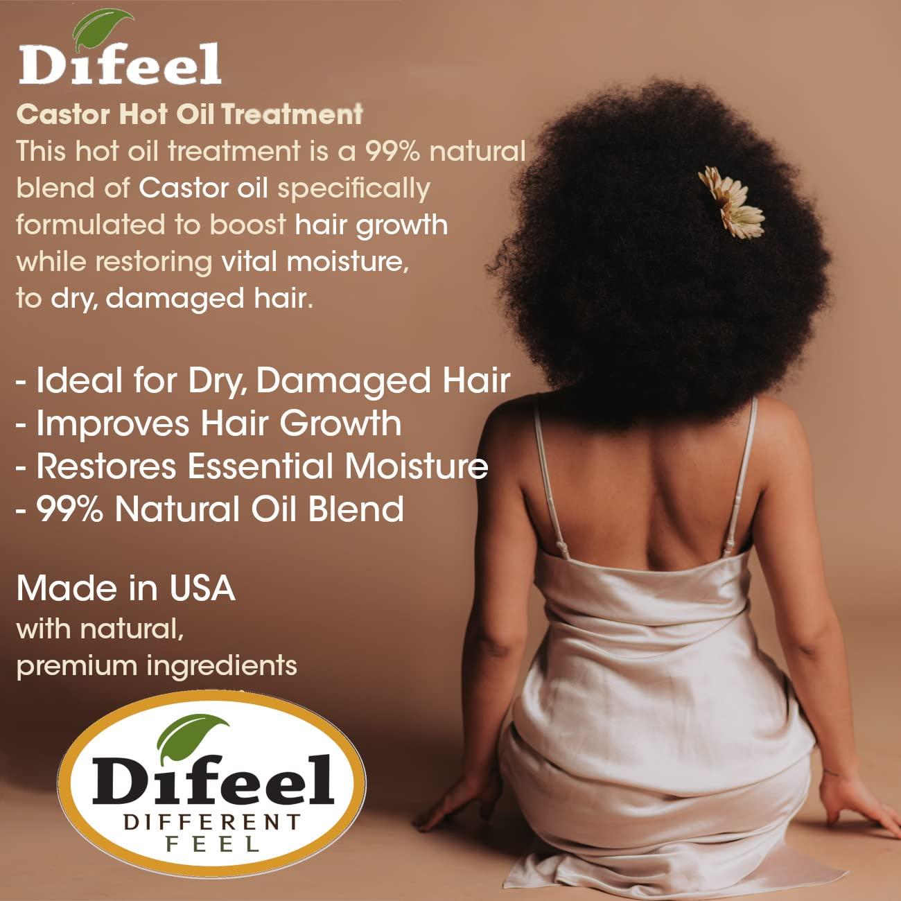 Difeel Essentials Castor Oil 7-Piece Set for Hair Growth | Beauty Bomb ...