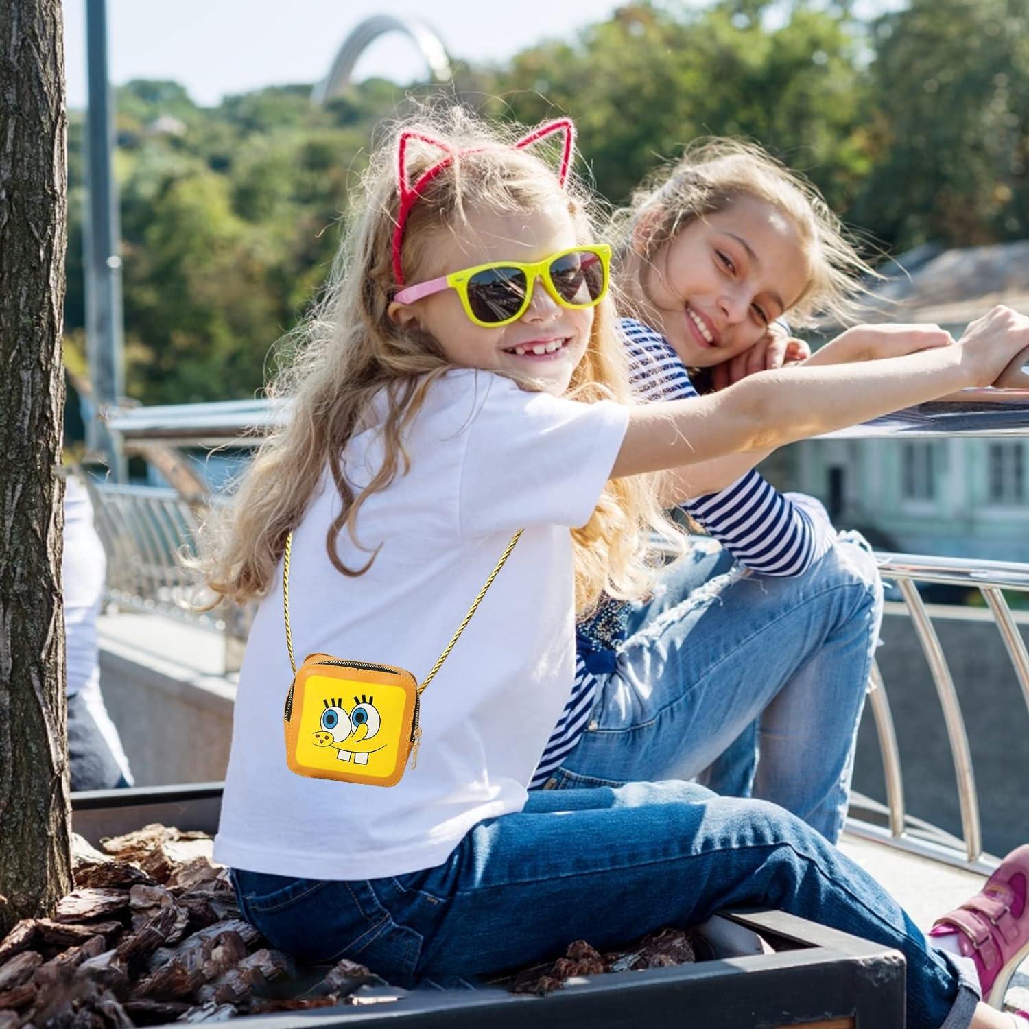 Wopin Spongebob Handbag - ZHULIA Cartoon Shoulder Bag for Kids ...