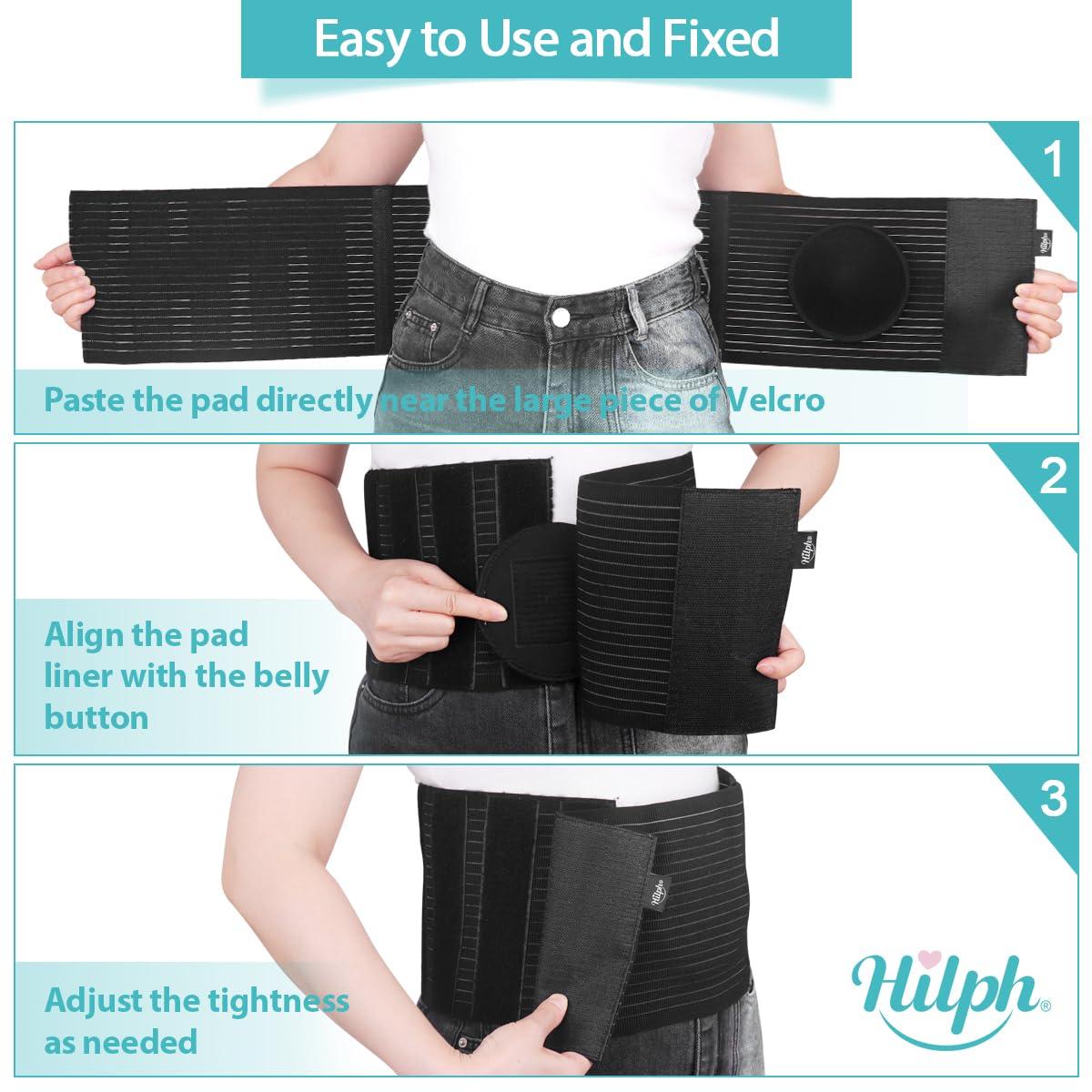 Buy Hilph Umbilical Hernia Belt for Men & Women | Stomach Support with ...