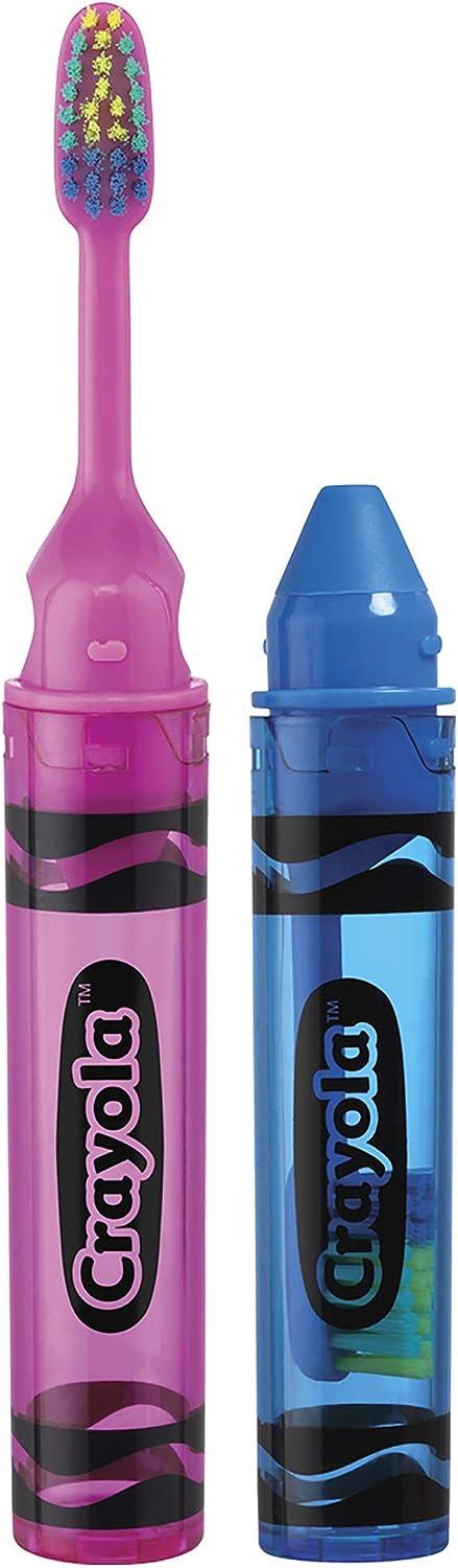 Crave Clean: GUM Crayola Kids' Travel Toothbrush with Antibacterial ...