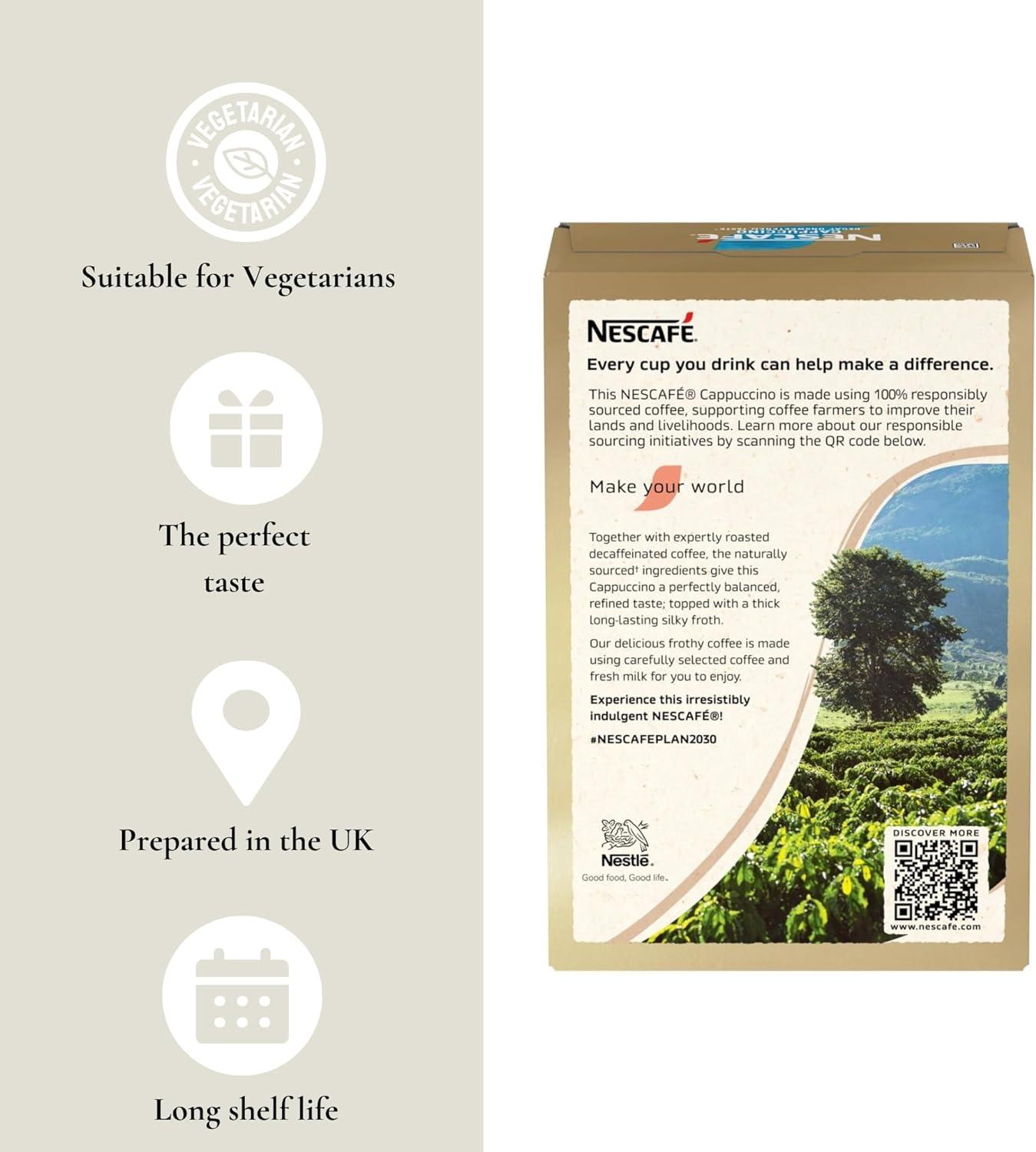 Coffee Multipack With 2x Nescafe Cappuccino Unsweetened Taste Decaf ...