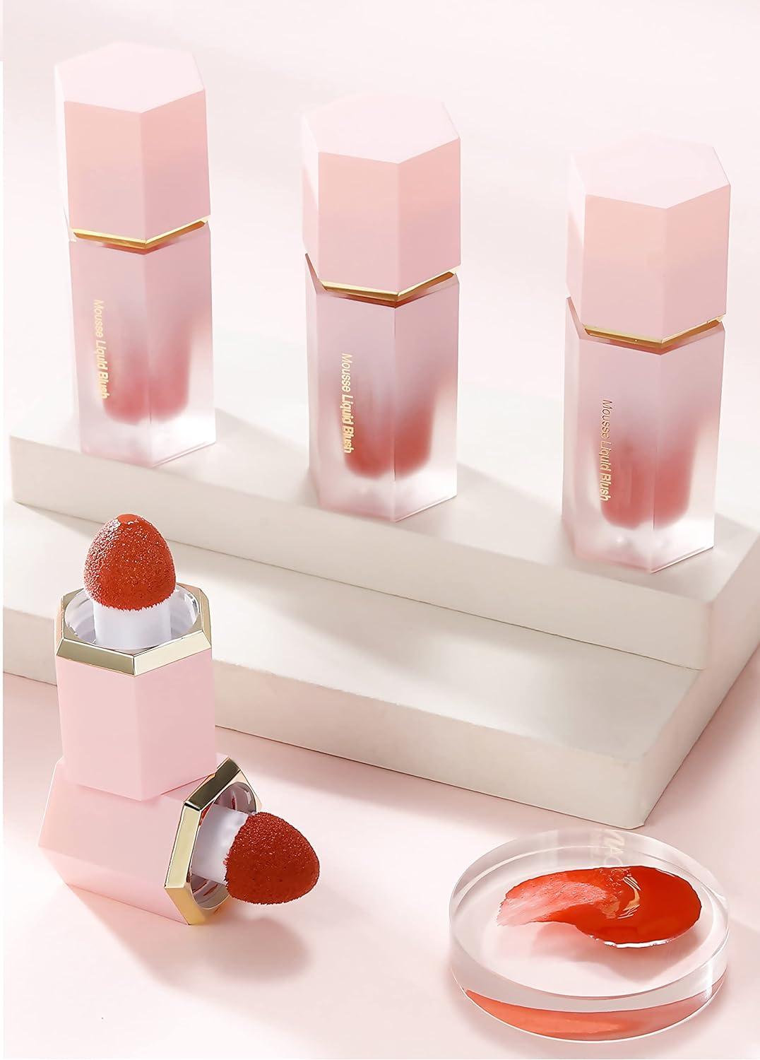 Rose Liquid Blush Makeup Stick - Long-Wearing & Waterproof Cream ...