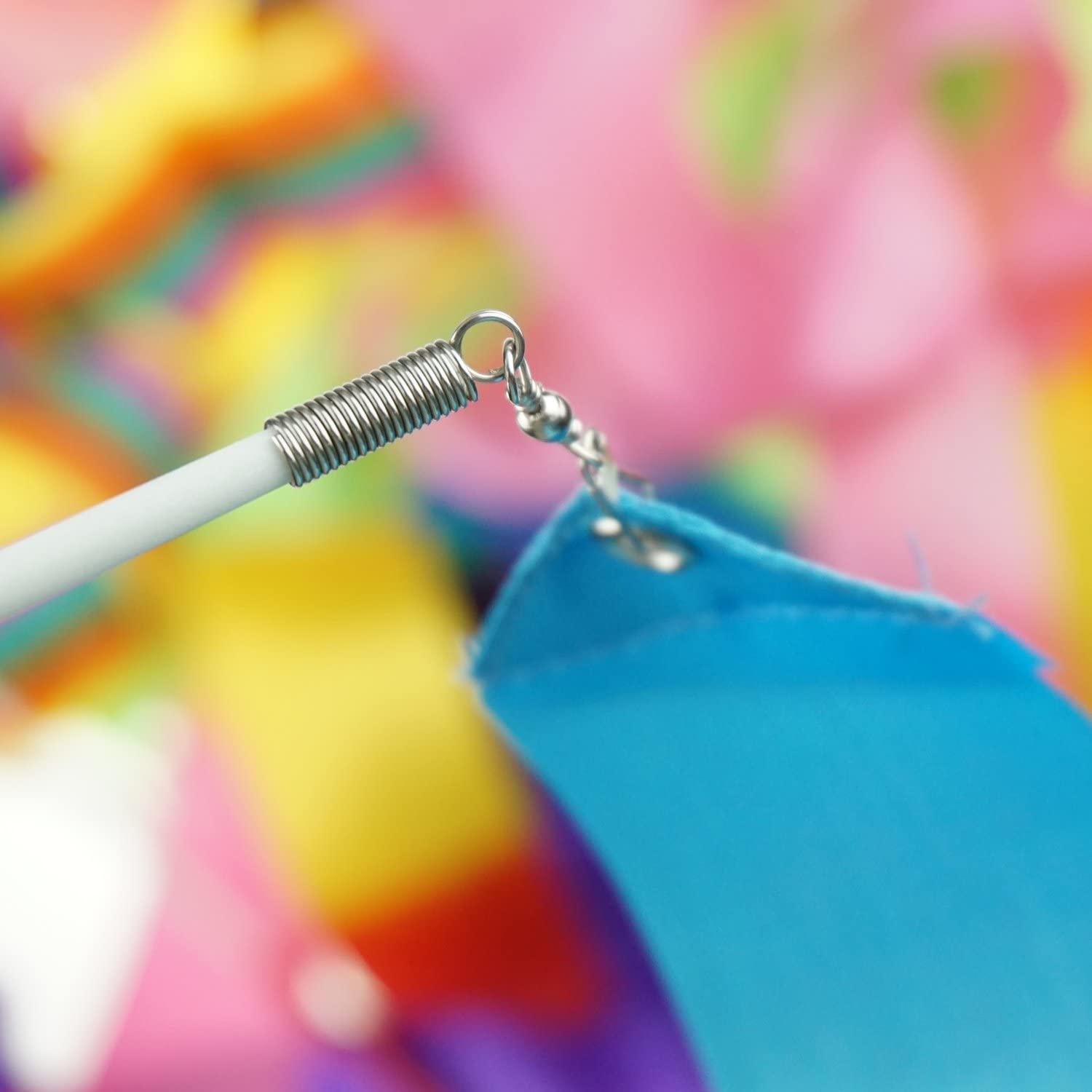 FAZHBARY Blue and Pink Rhythmic Gymnastics Wands for Kids - Ideal for ...