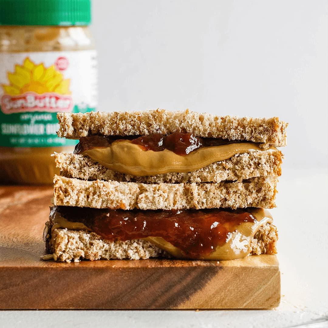 SunButter Creamy Organic Sunflower Seed Butter 16oz (Pack of 2) with By ...