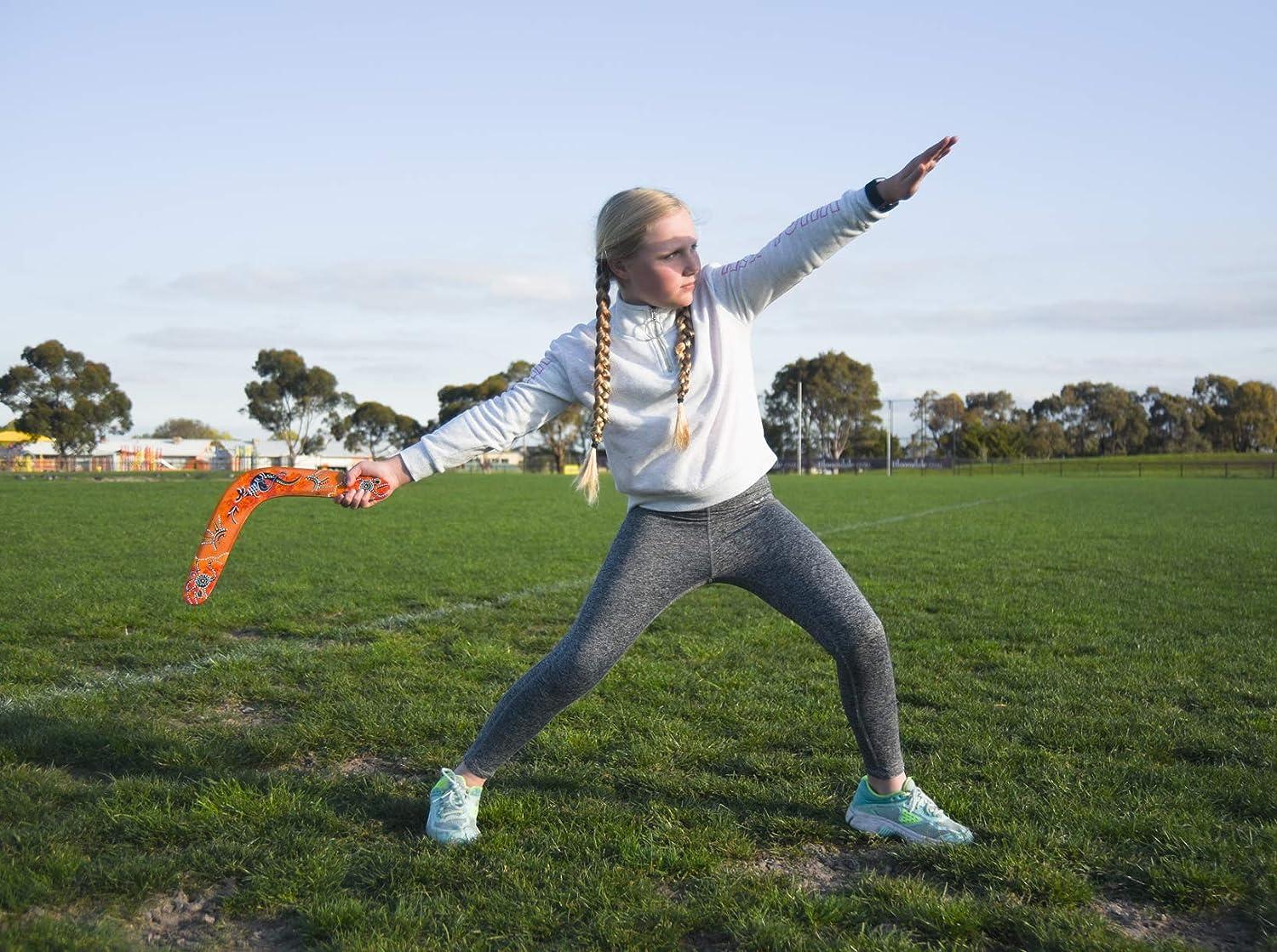 Finecraft Australia Large Boomerang for Kids and Adults | Easy ...