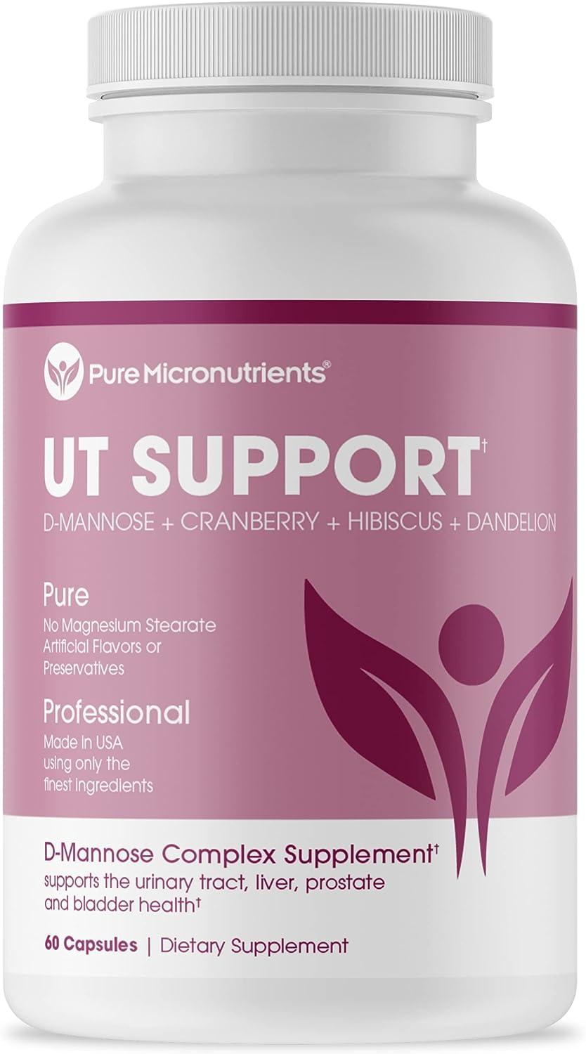 D-Mannose Capsules 1000mg for UTI Support & Bladder Health - Cranberry ...