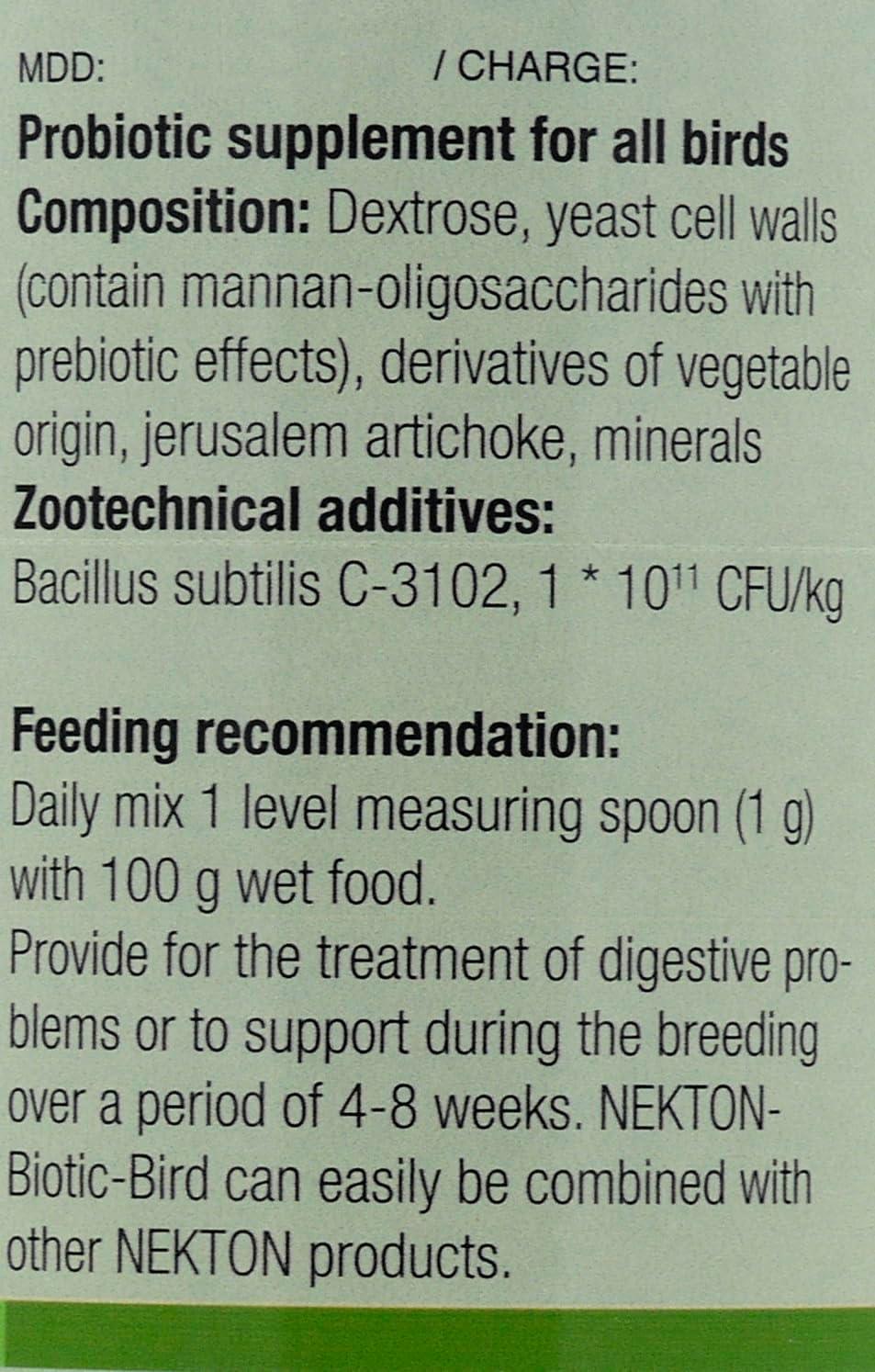 Buy NEKTON Biotic Bird 50g - Premium Bird Probiotics for Optimal Health ...