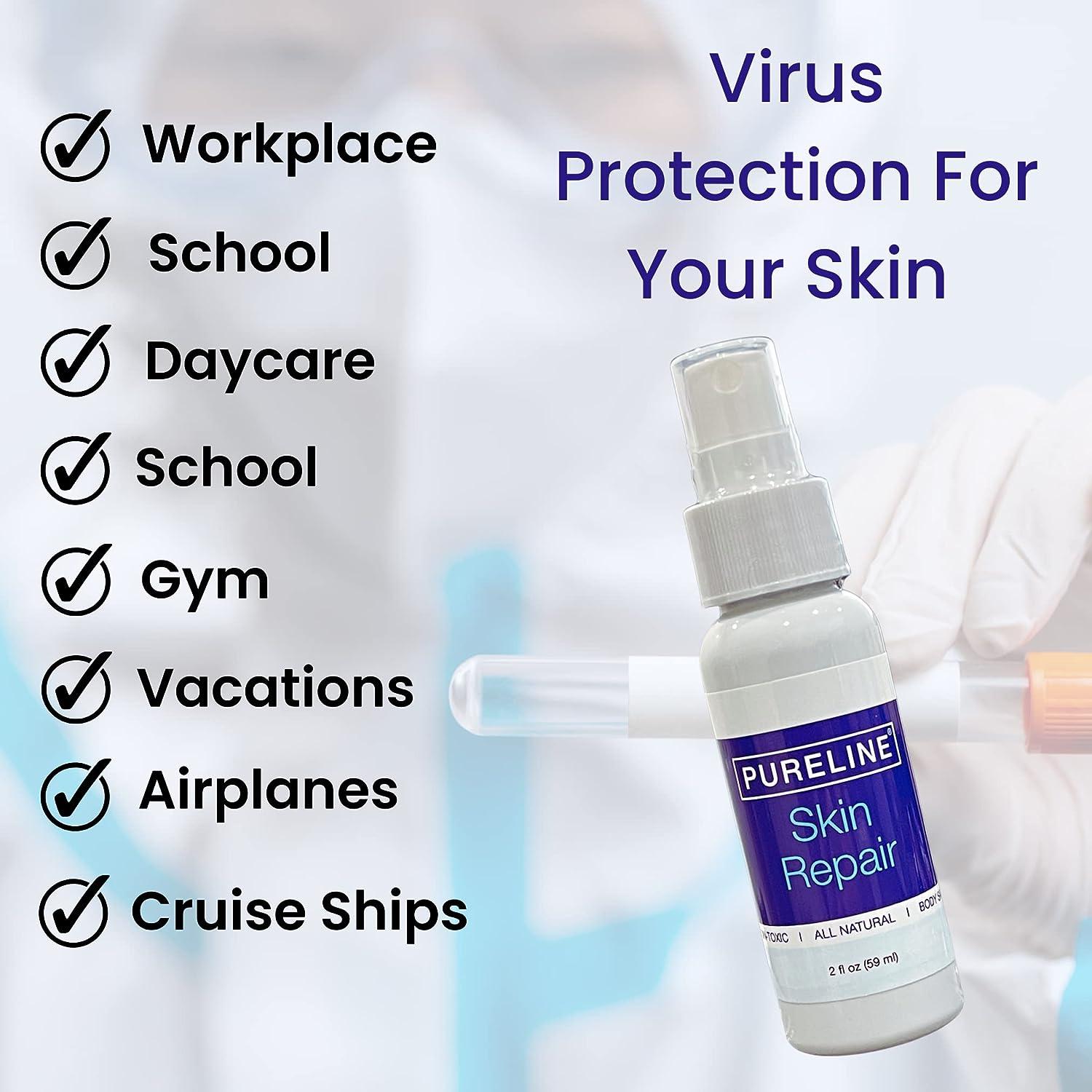 PURELINE Skin Repair Non-Toxic Wound Healing Ointment & Antimicrobial ...