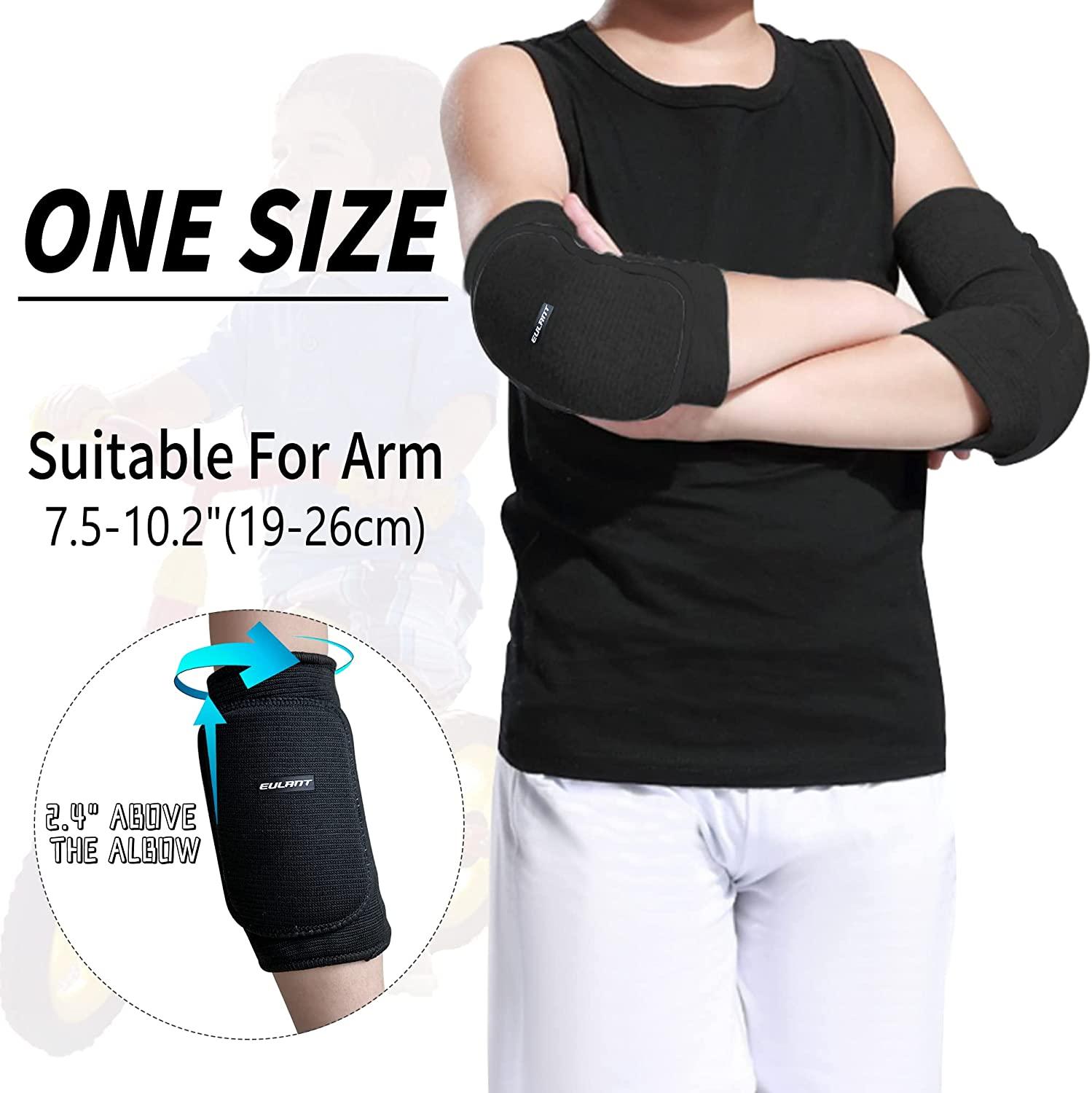 EULANT Kids Elbow Pads with Thicken Sponge Padding | Soft Elbow Brace ...