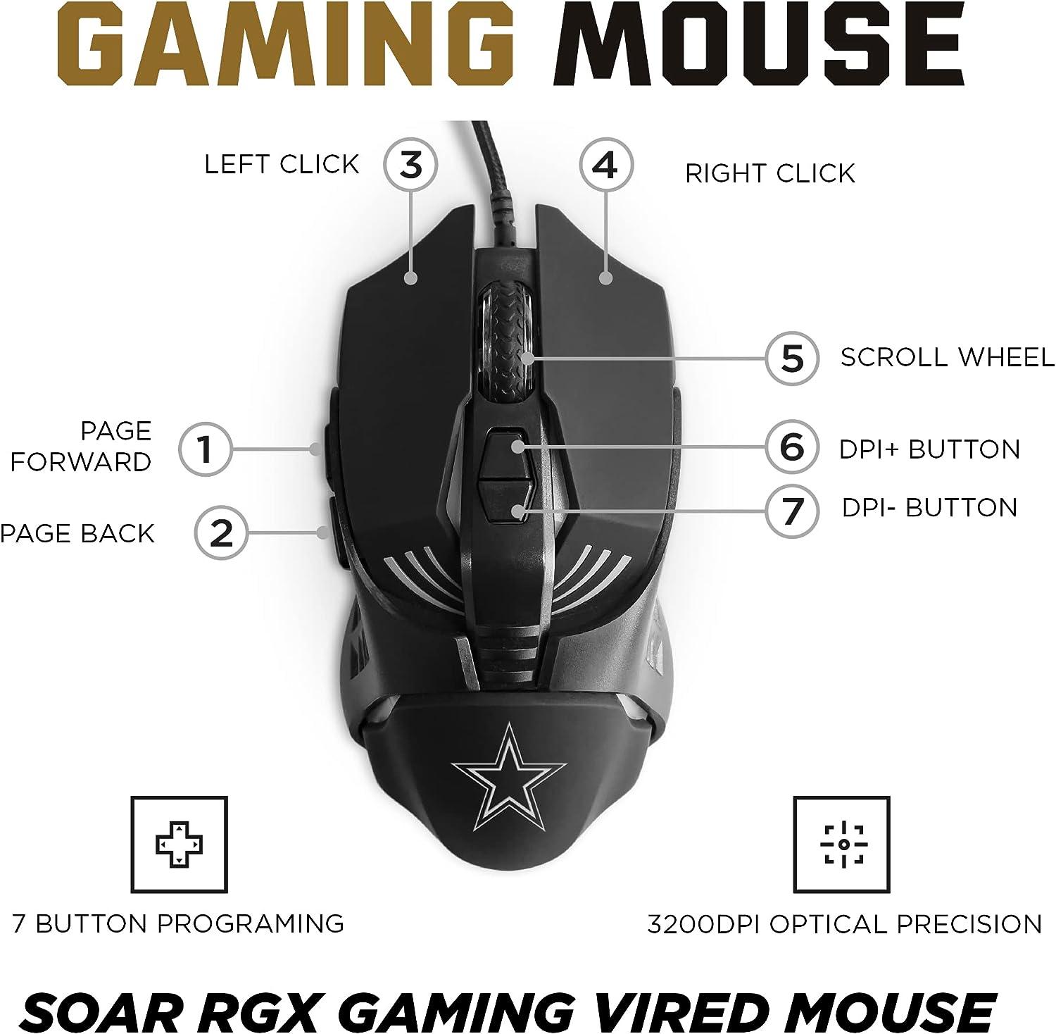 SOAR NFL Gaming Mouse V3 - New York Giants Edition | Buy Now with ...