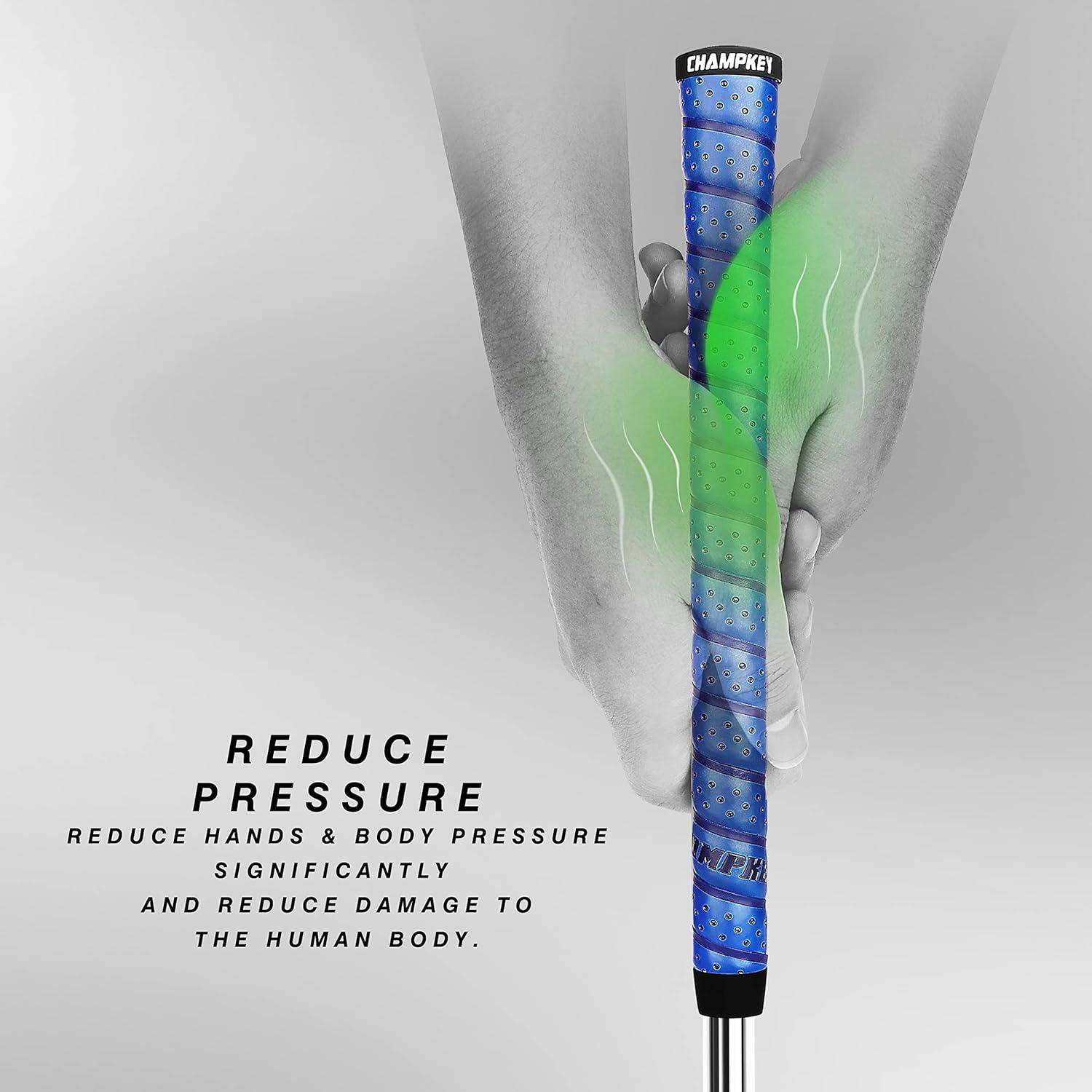 Champkey Polyurethane Golf Grips 13 Pack | All Weather Performance Blue ...