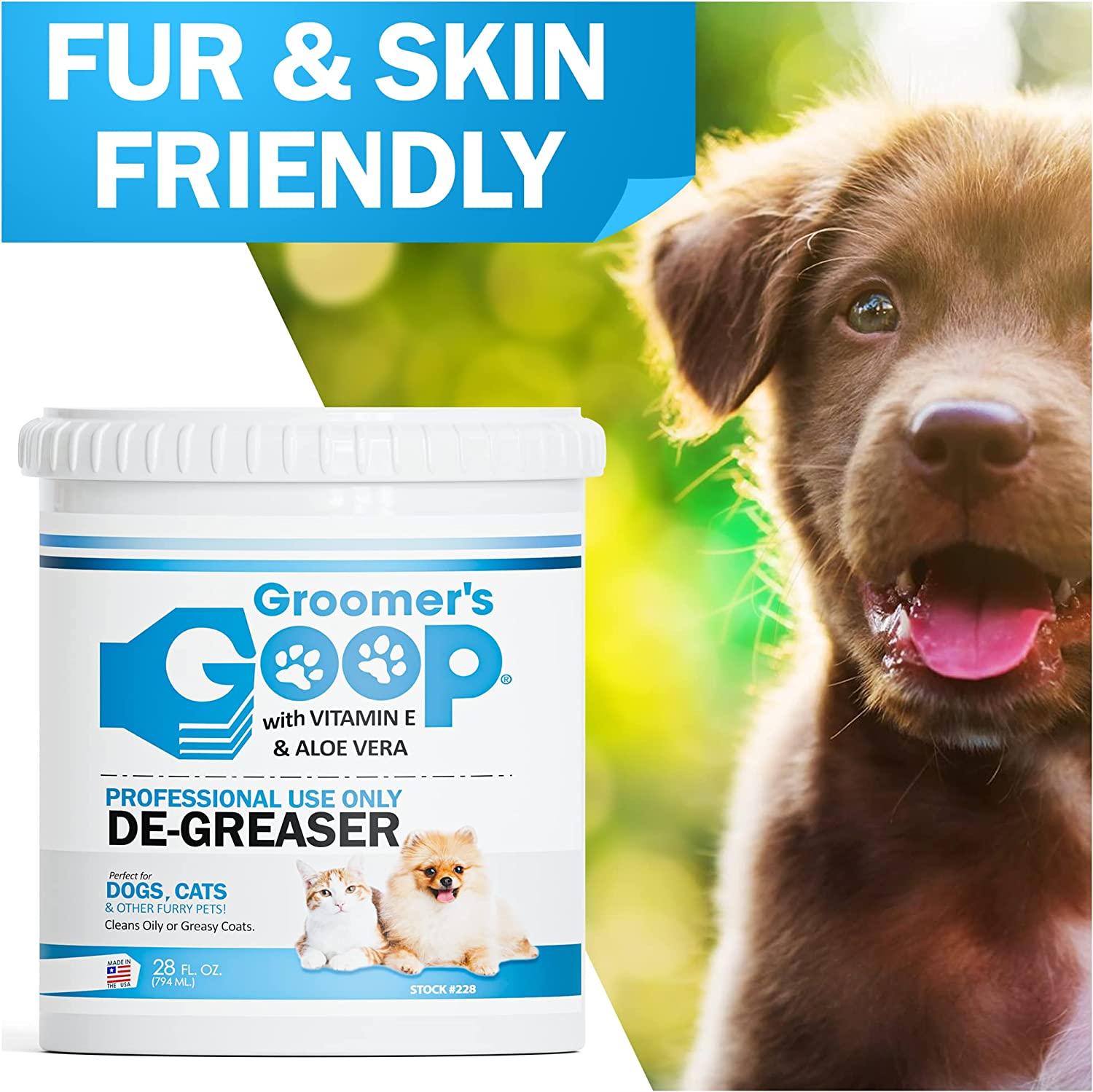 Groomer's GOOP Pet De-Greaser with Vitamin E and Aloe Vera - 28oz - Oil ...
