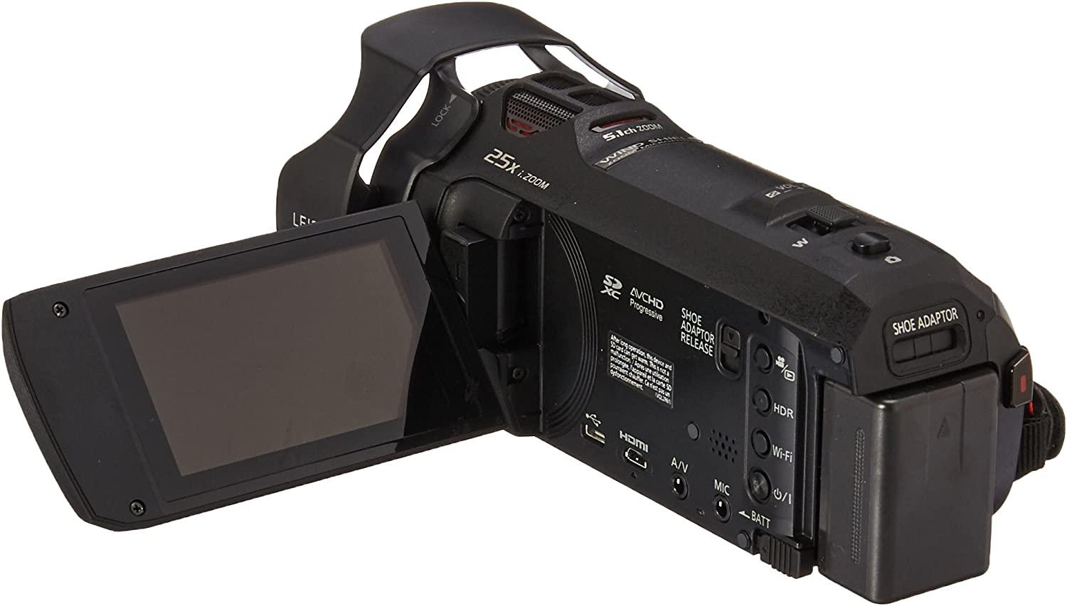 Panasonic 4K Ultra HD Video Camera Camcorder HC-VX981K, 20X Optical ...