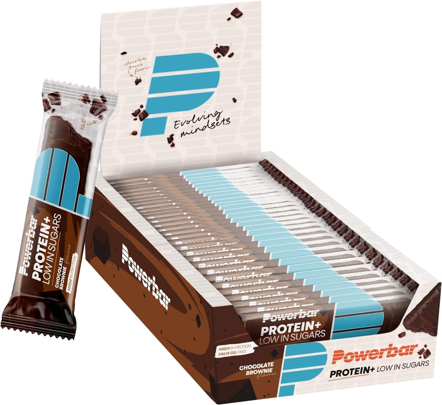 Powerbar Protein Plus Bar - Low Sugar High Fiber Chocolate Brownie (107 ...