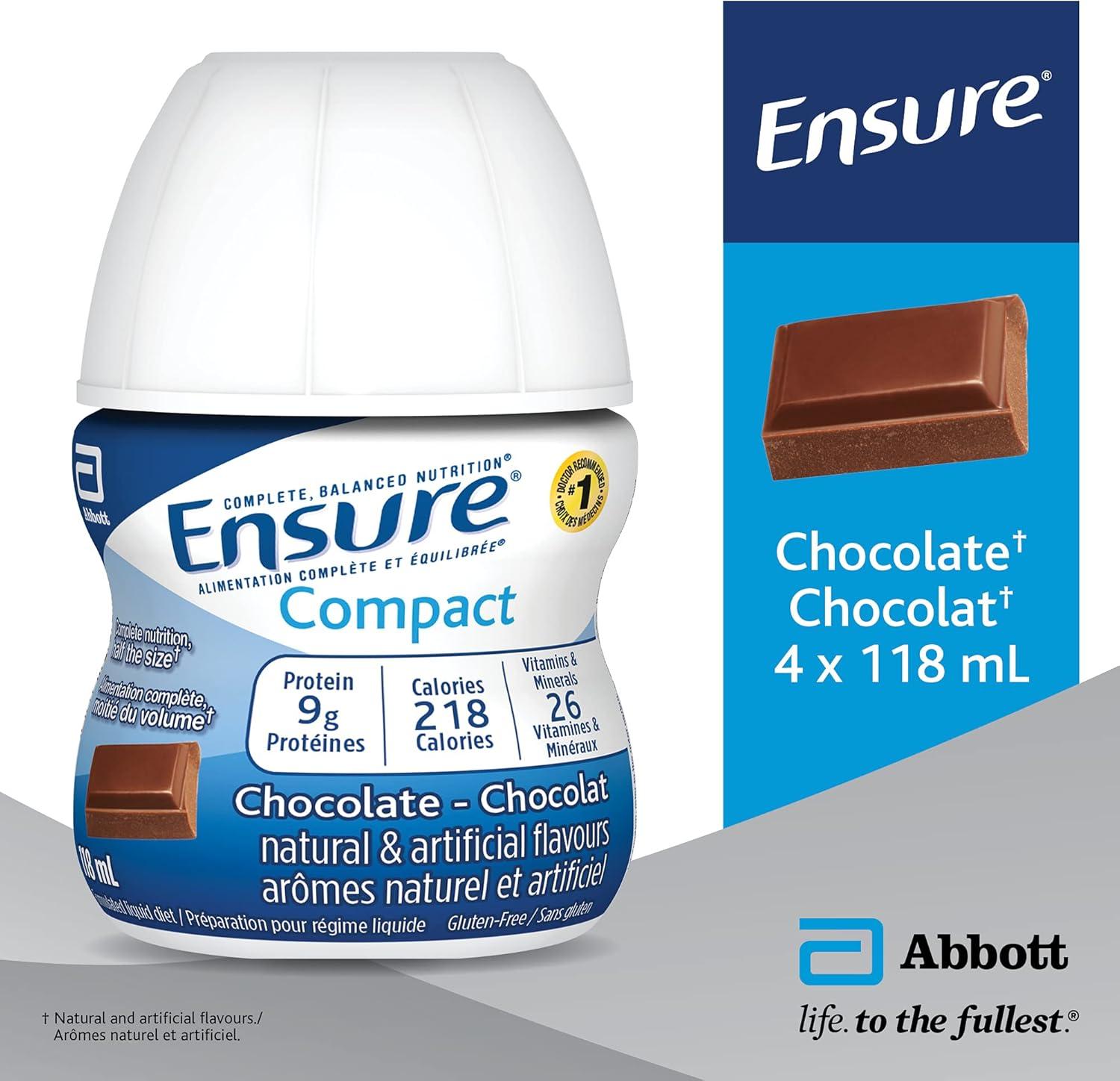 Ensure Compact Complete Balanced Nutrition In Half The Size Chocolate ...