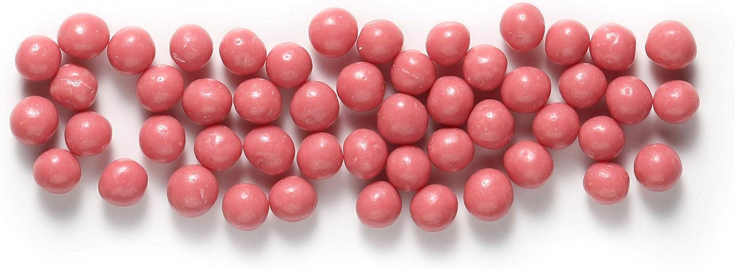 Ruby Pink Chocolate Beads - Crispearls - Crispy Biscuit Heart - Perfect ...