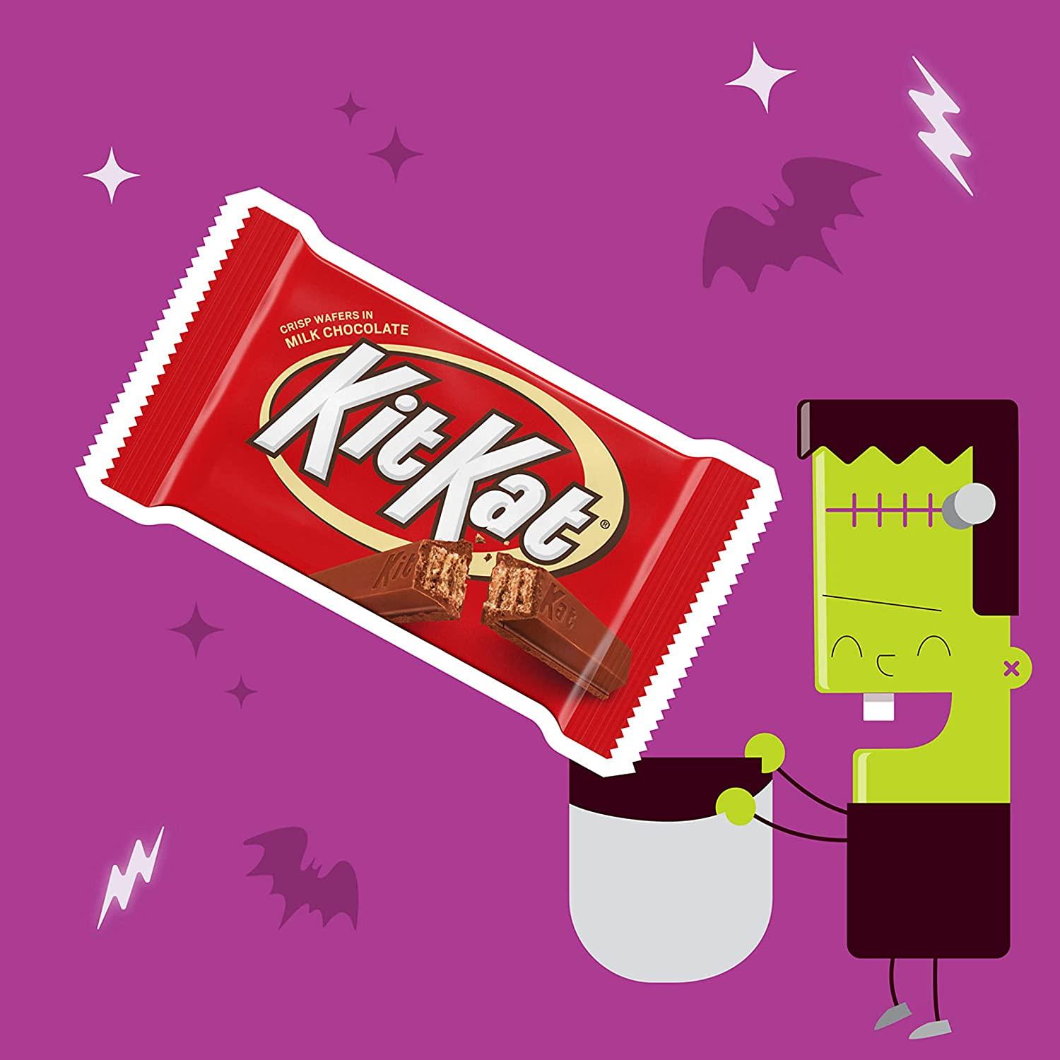 KIT KAT Milk Chocolate Wafer Candy 36 Count Pack - Individually Wrapped ...