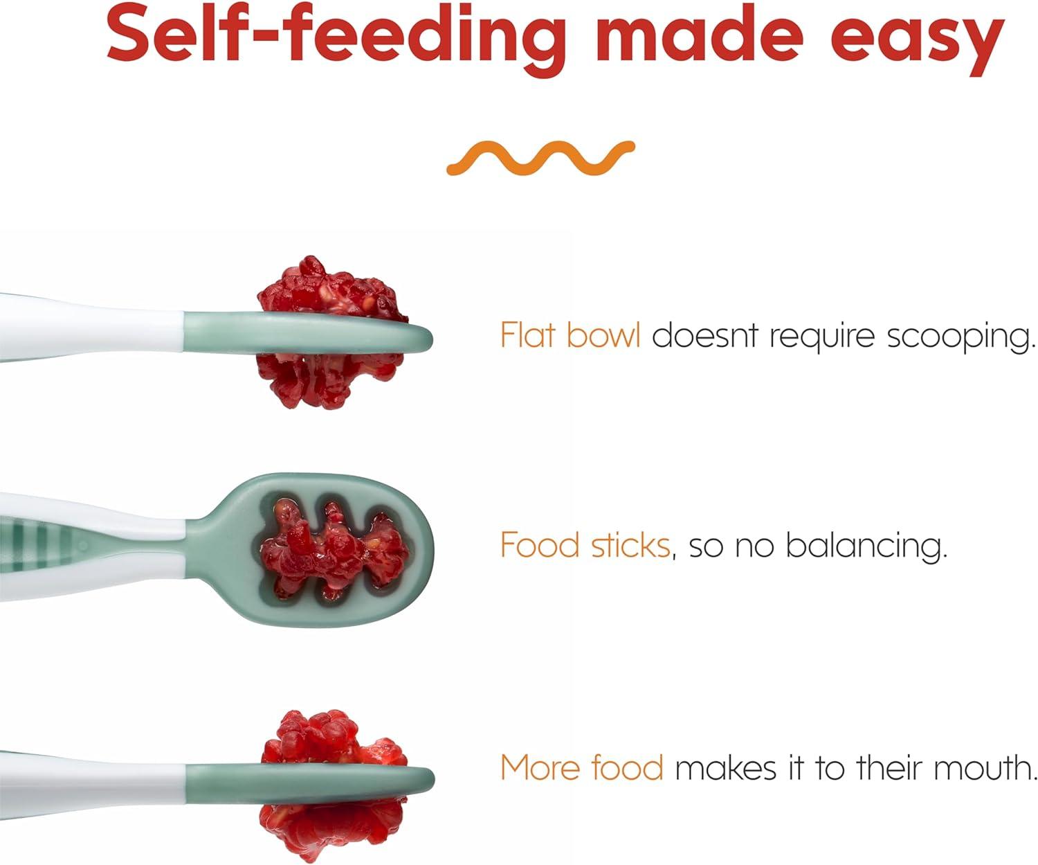 NumNum Baby Spoons Set - Pre-Spoon GOOtensils for Kids Aged 6+ Months ...