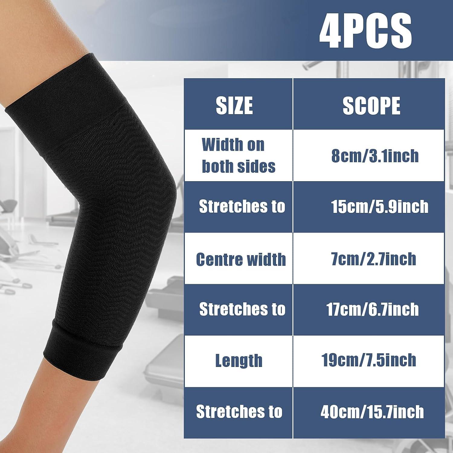 ASTER Compression Arm Sleeves for Men - 2 Pair Sun Protection ...