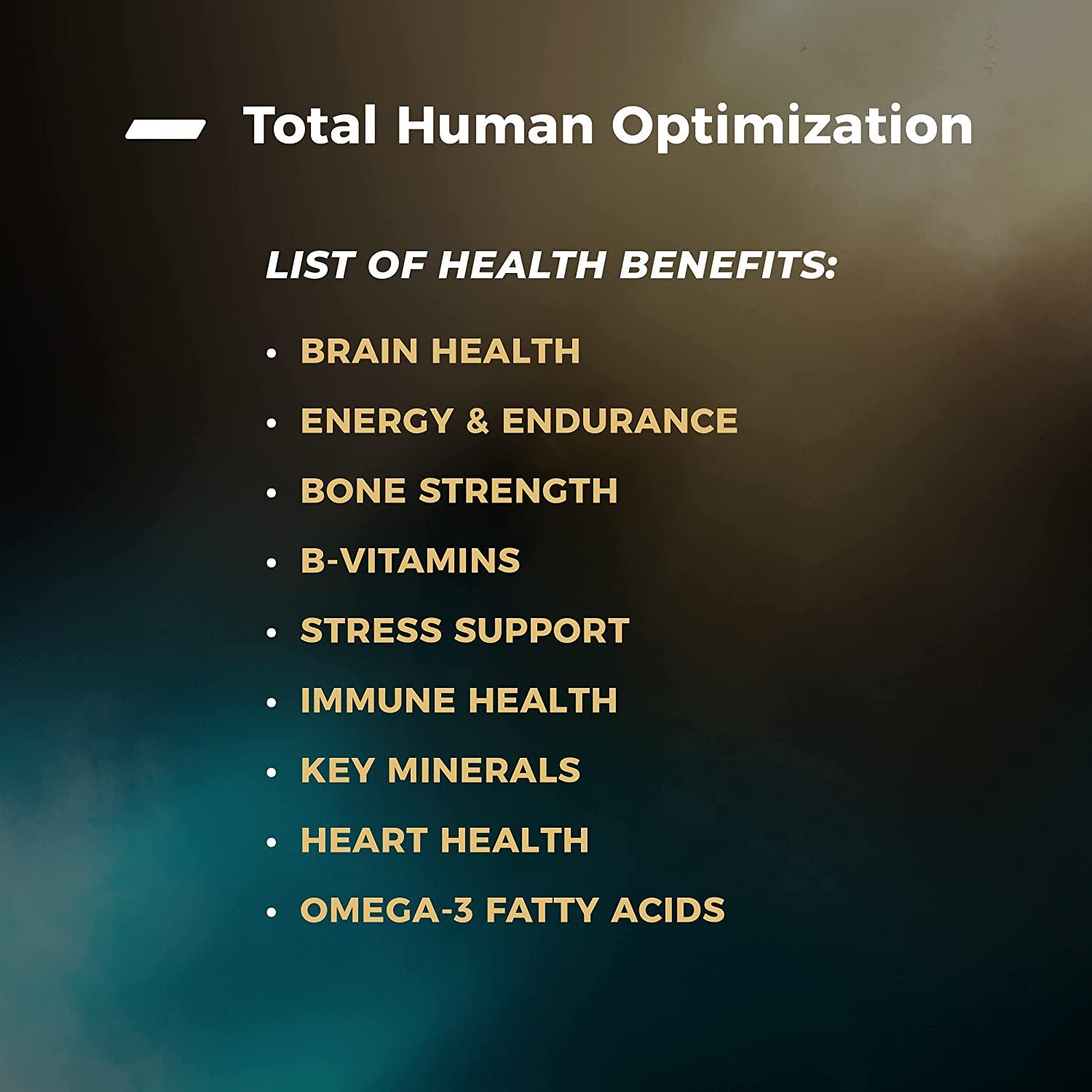 ONNIT Total Human Day & Night Vitamin Packs - Adult Multivitamins for ...