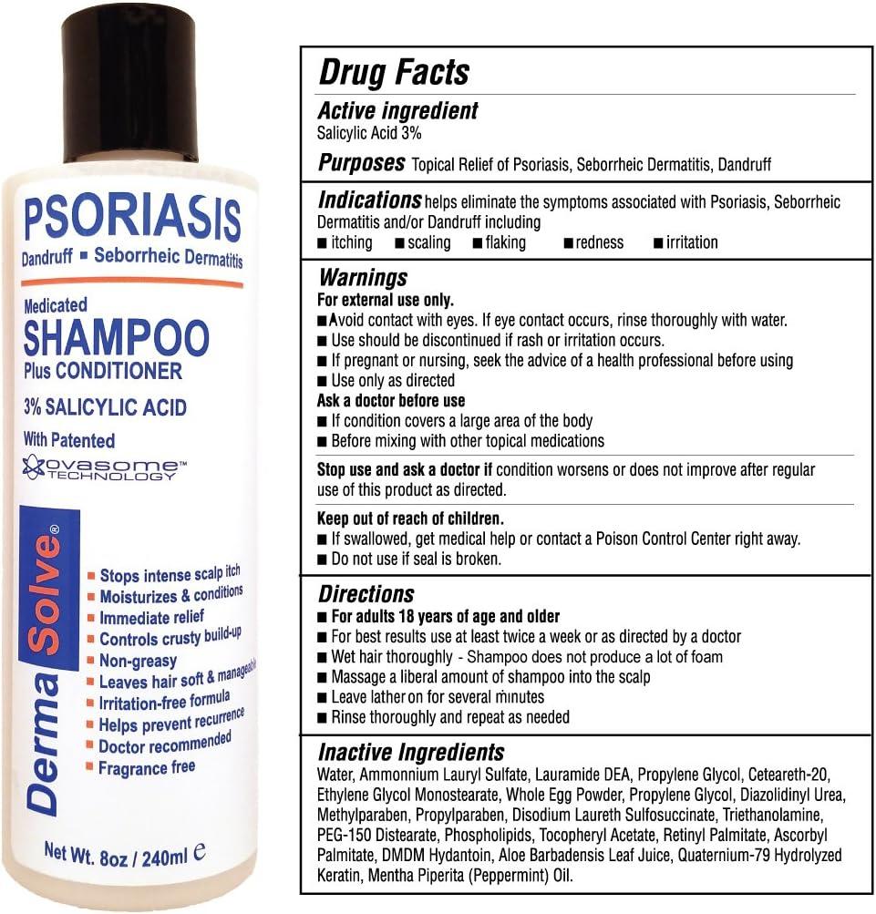 Dermasolve Psoriasis Treatment Complete Set - 4 Products for Effective ...