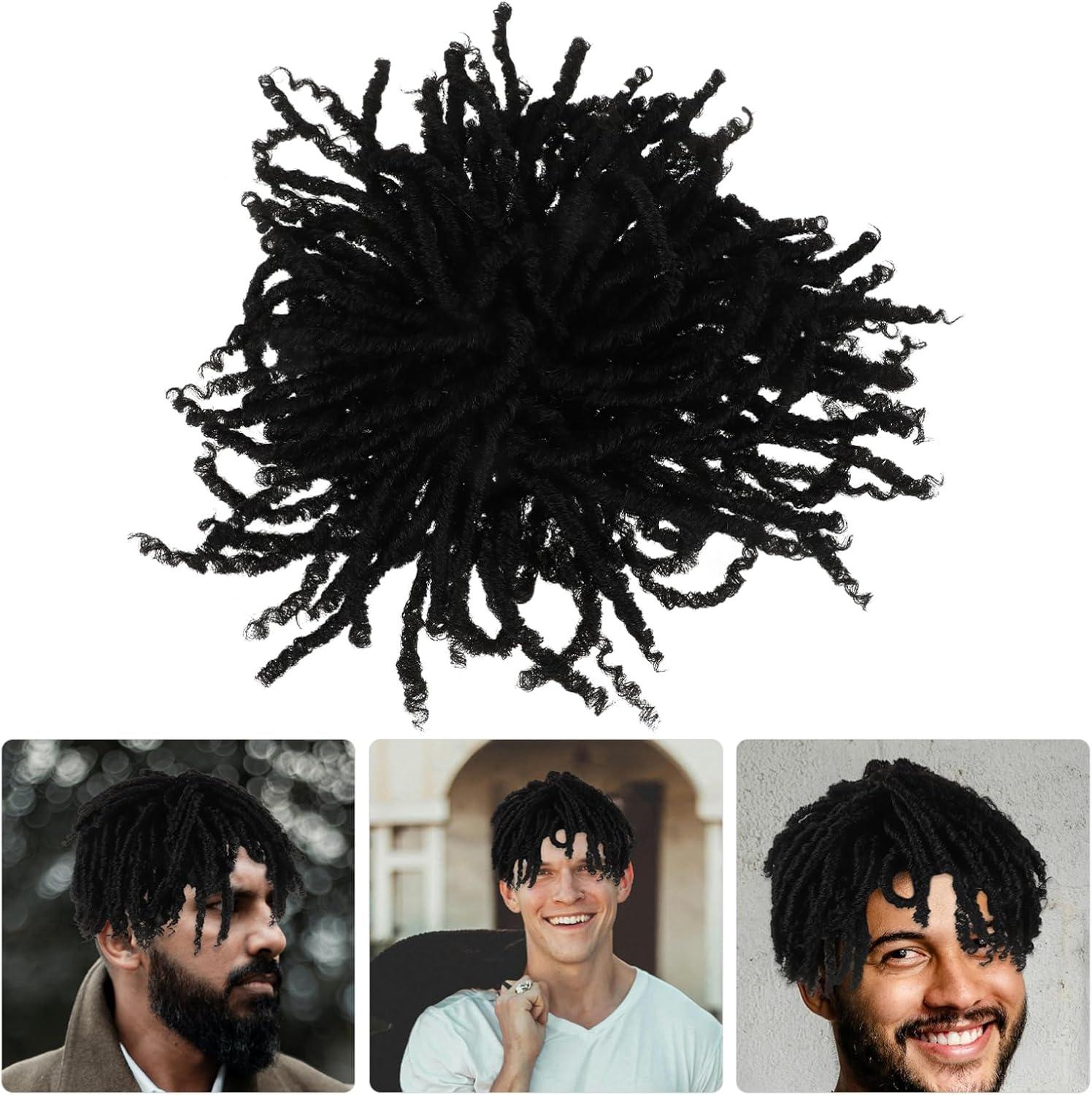 GALPADA Synthetic Cosplay Reggae Dreadlocks Wig Short Dreadlock Hair ...