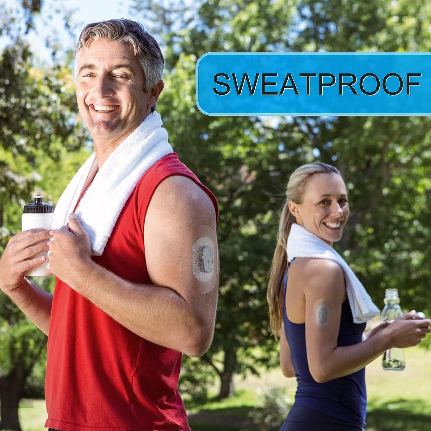 Kuruyo Dexcom G6 Sensor Adhesive Patches - 60 Pack Blue Waterproof ...