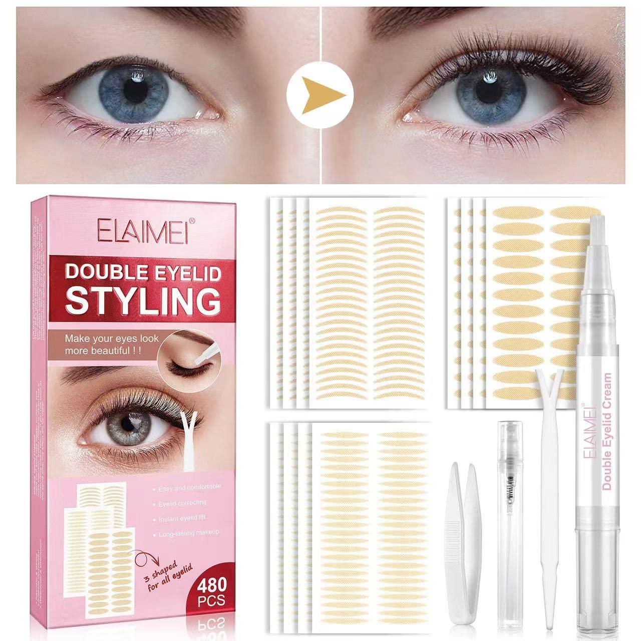Eyelid Tape Double Eyelid Stickers Eyelid Strips Double Sided Eyelid ...