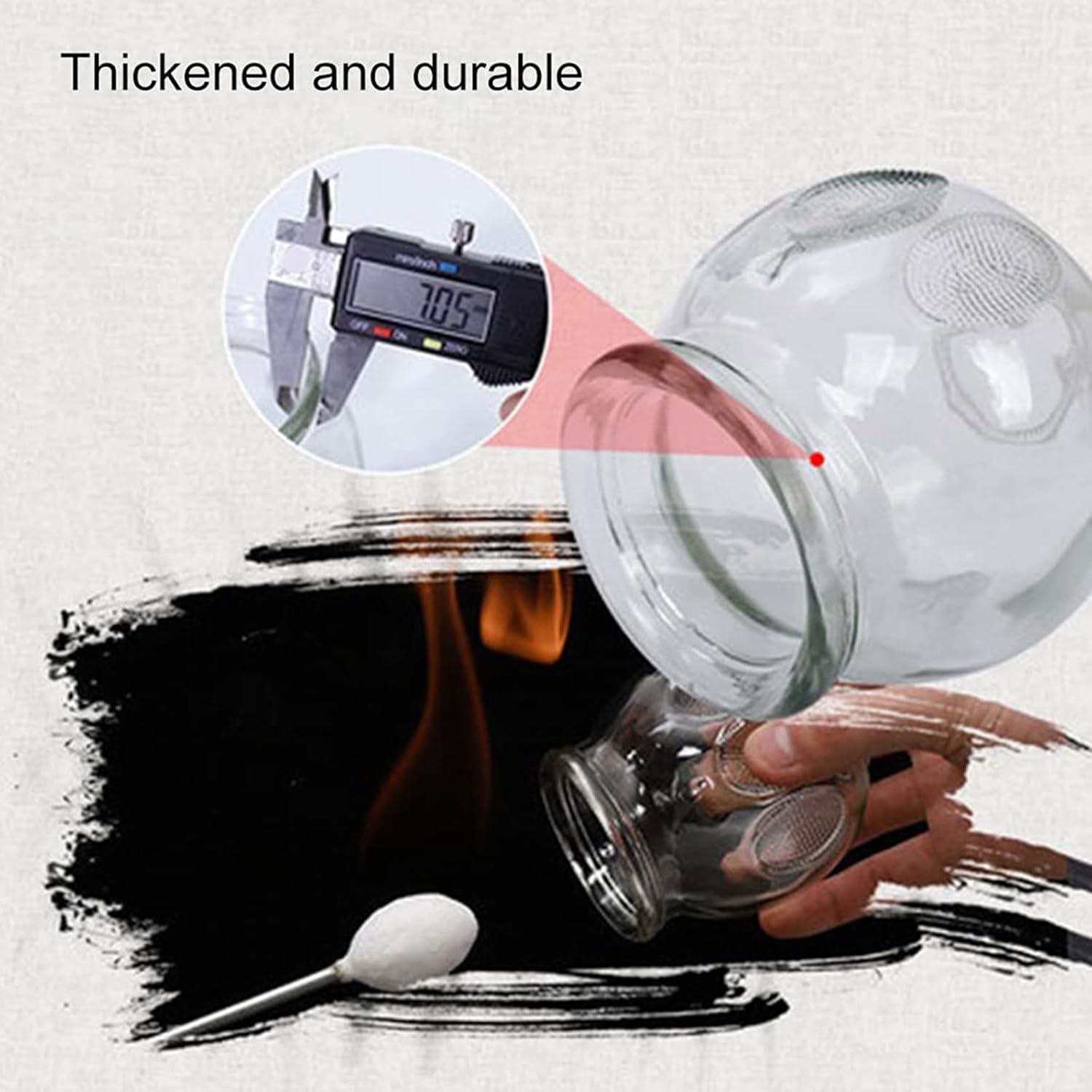 8PCS Glass Cupping Therapy Set Safe Styrofoam Packaging No. 3 3 | Boost ...