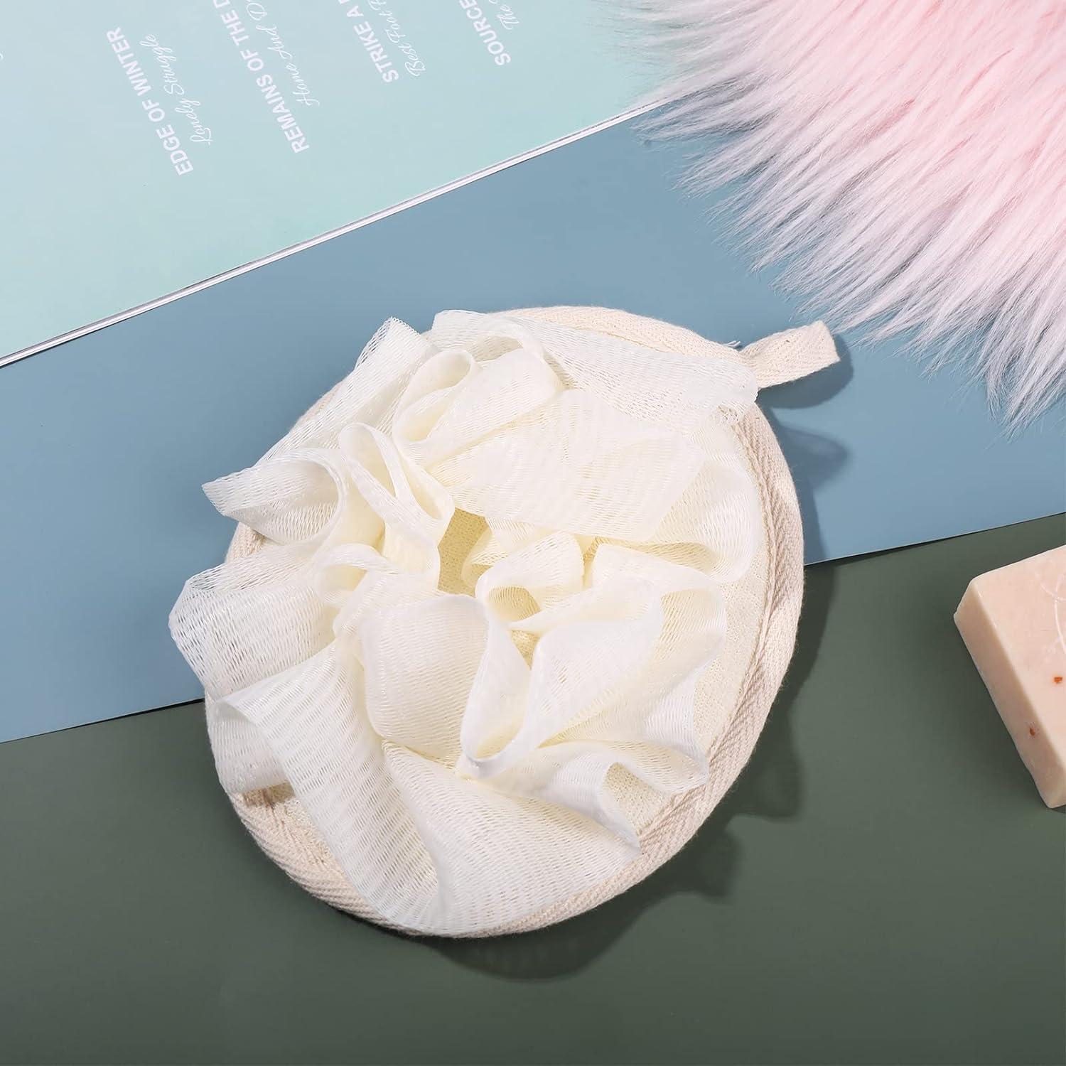 Sibba Loofah Body Scrubber - Exfoliating Mesh Pouf Sponge for Shower ...