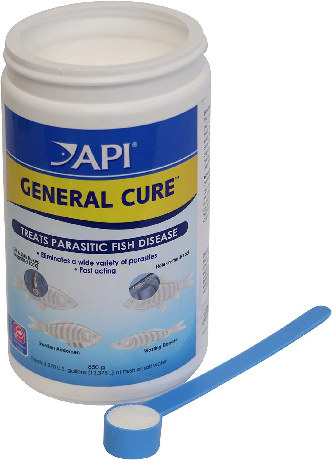 API GENERAL CURE Freshwater and Saltwater Fish Powder Medication 30 ...