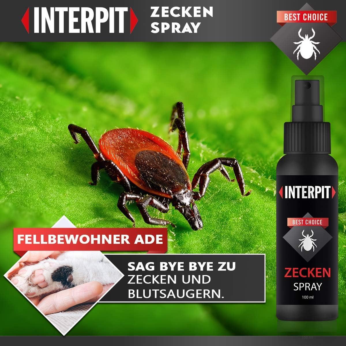 Interpit Tick Spray for Dogs & Cats | Natural Treatment & Protection ...
