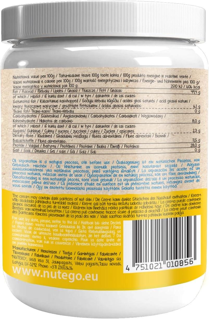 Nutego 100% Creamy Peanut Butter 1kg Natural no added sugar no added ...