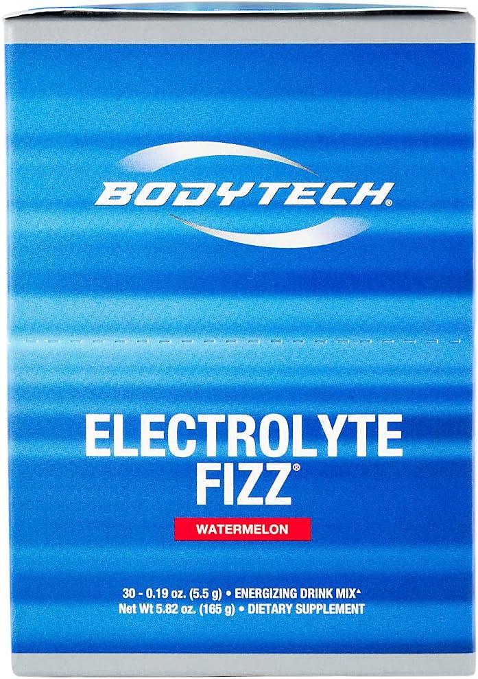 BodyTech Electrolyte Fizz Packets - Watermelon Flavor | 1200MG Vitamin ...