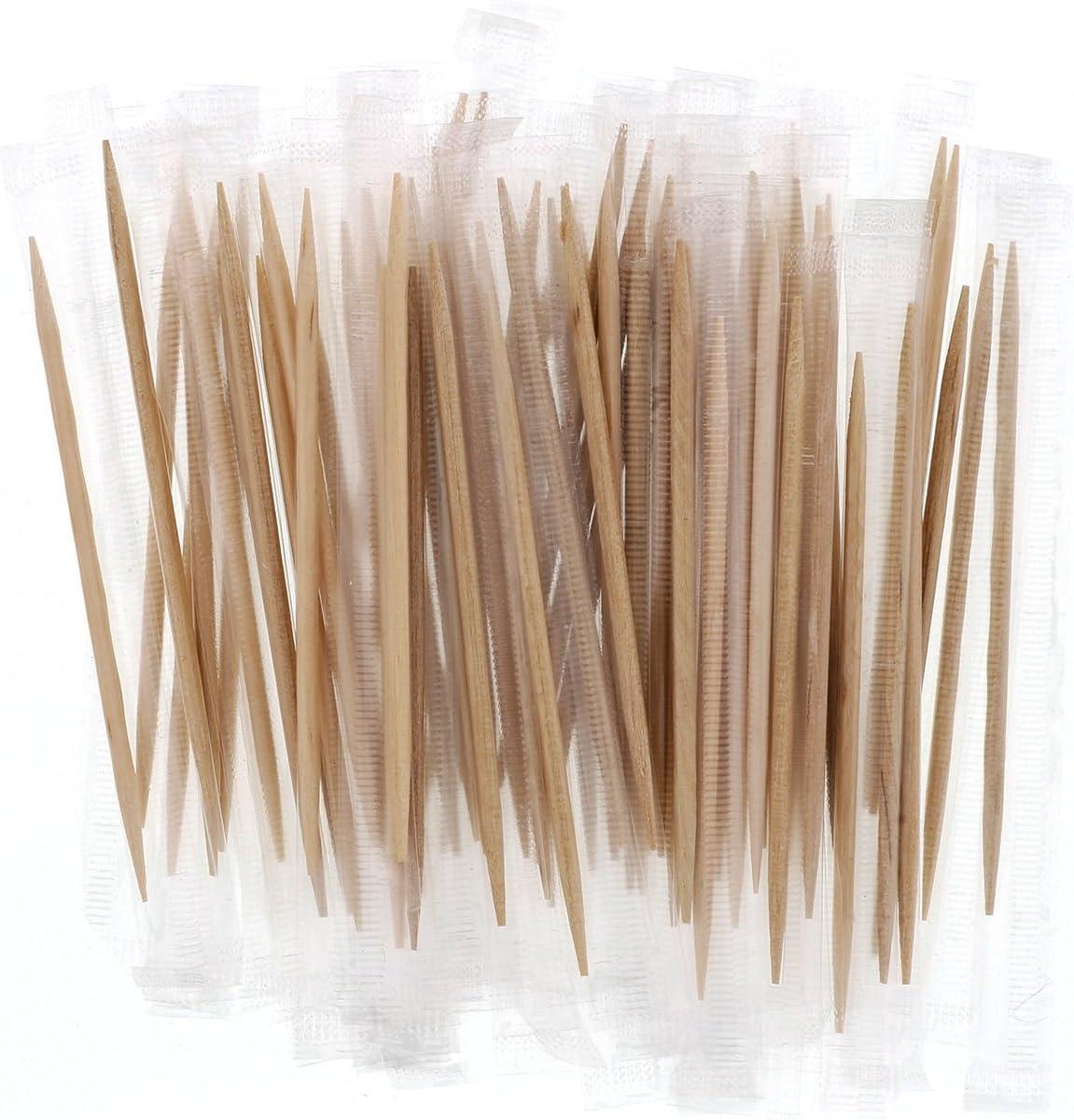 Mint Cello-Wrapped Wood Toothpicks | Natural Flavor | Pack of 100 | Buy ...