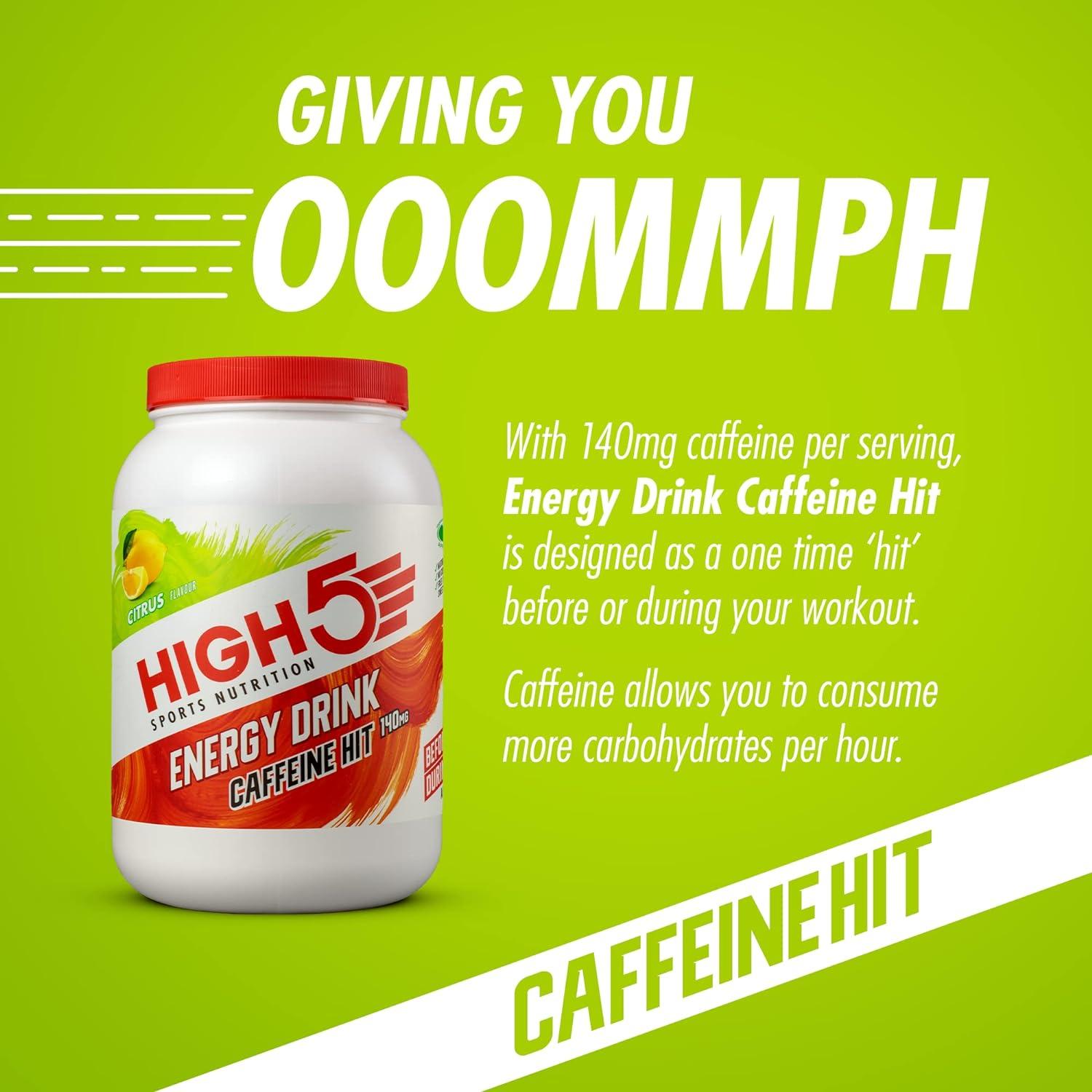 HIGH5 Energy Hydration Drink Caffeine Hit Refreshing Isotonic Mix of ...