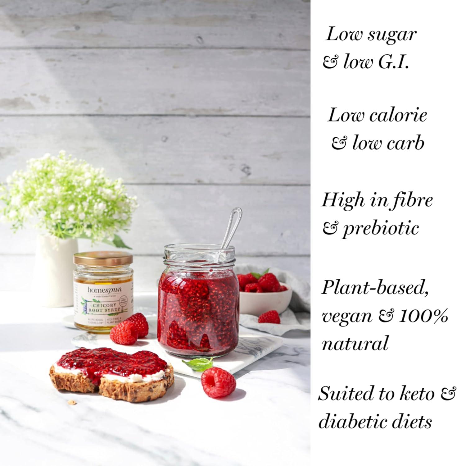 Homespun Chicory Root Syrup - Keto & Low Carb Sweetener - Vegan Honey ...