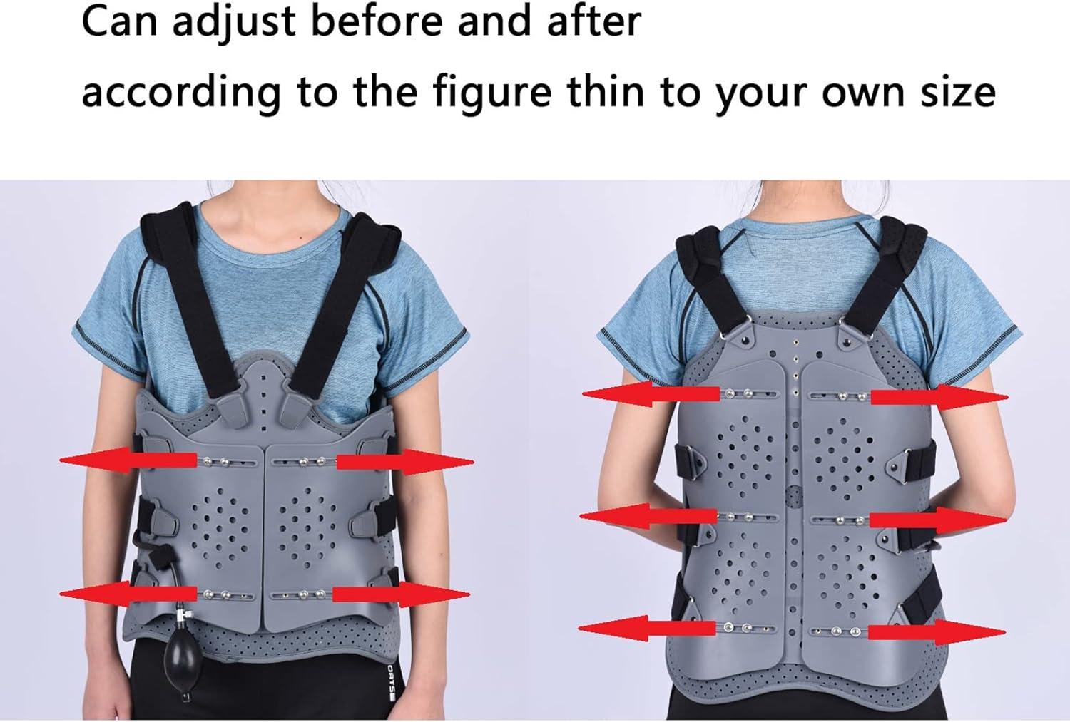 CUSMA Spinal Back Orthosis | Adjustable Thoracolumbar Support for ...