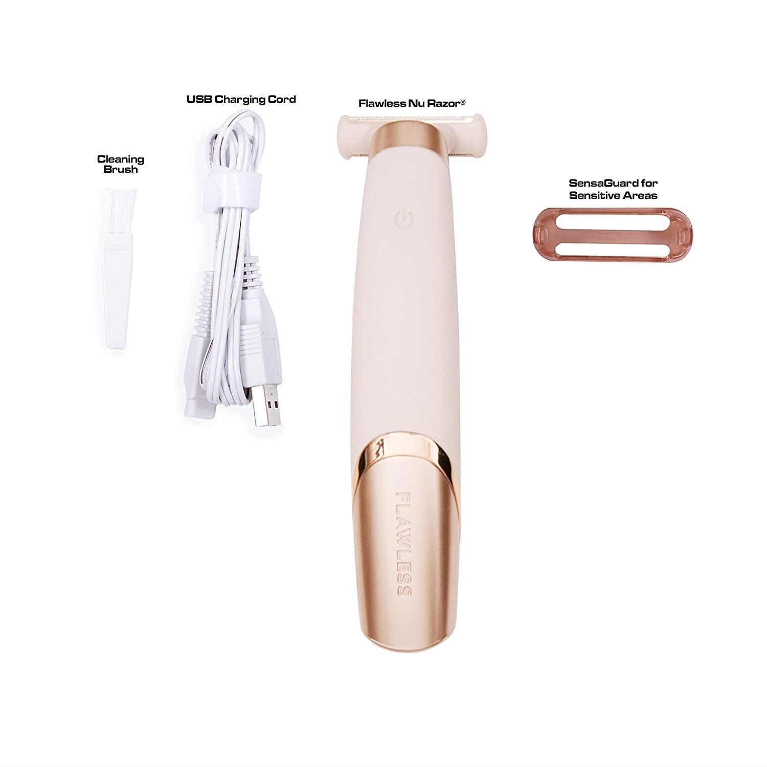 Finishing Touch Flawless Nu Razor - Portable Cordless Rechargeable ...