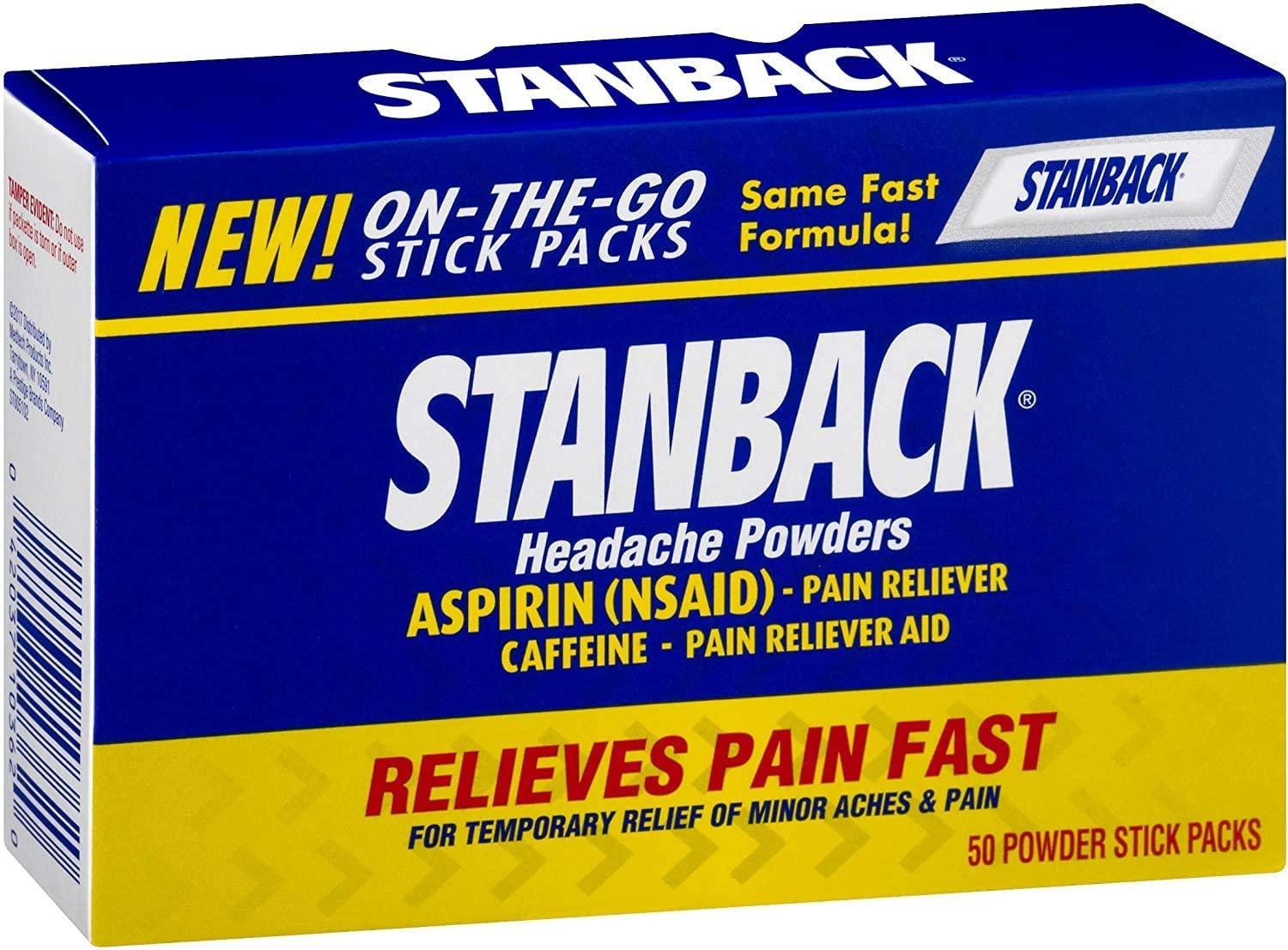 Stanback Headache Powder 50-Count (3-Pack) - Fast Relief for Headaches ...